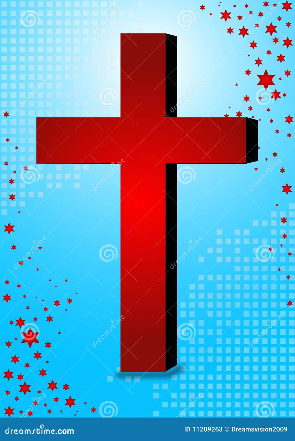 Het Symbool Van Het Christendom Vector Illustratie - Illustration of ...