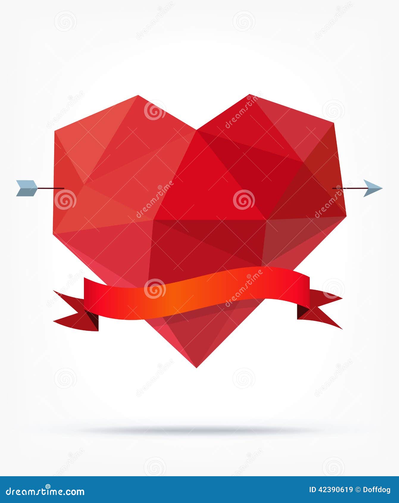 Het symbool van het hart vector illustratie. Illustration of emoties ...