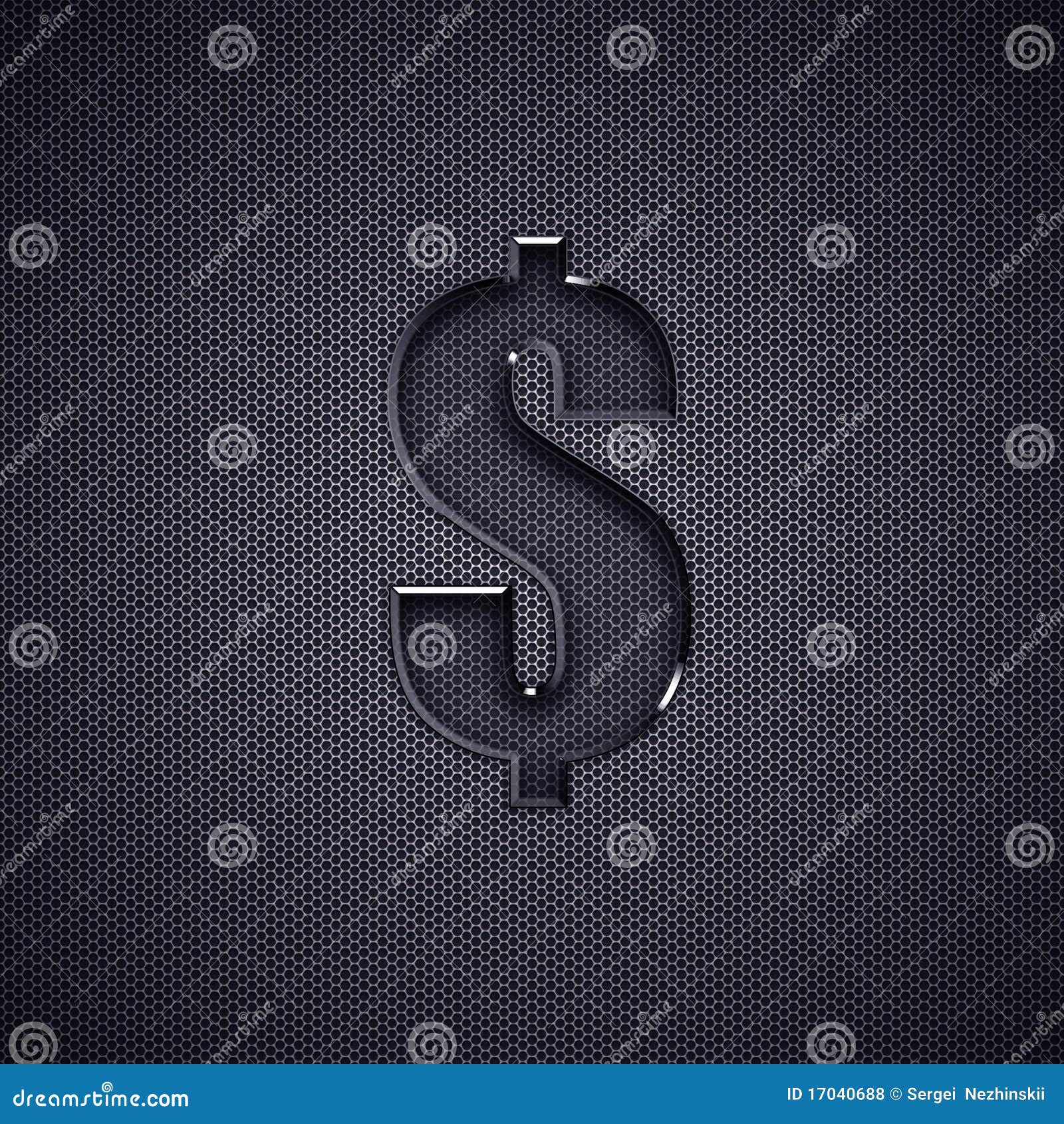 Het symbool van het metaal stock illustratie. Illustration of metaal ...