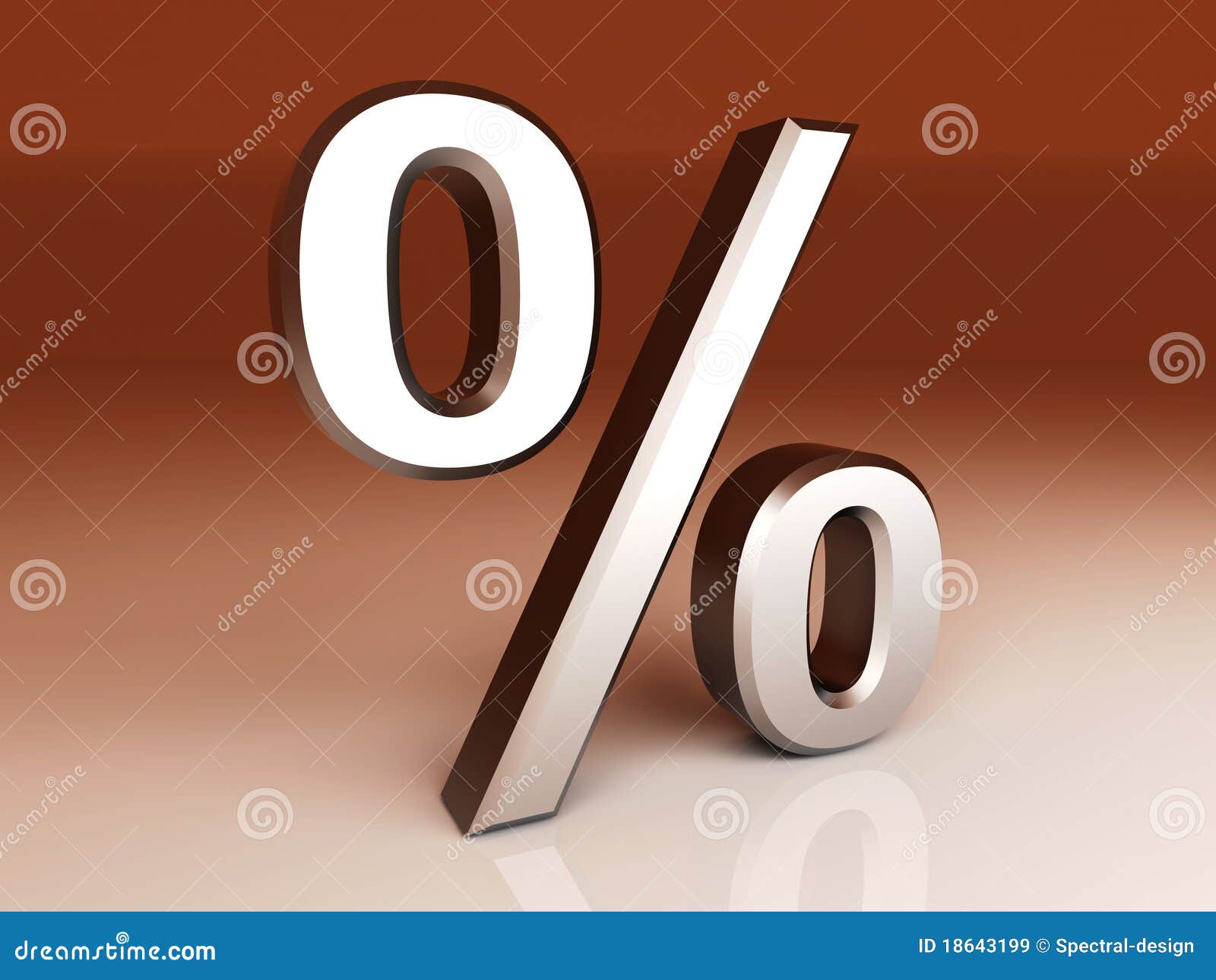 Het Symbool Van Het Percentage Stock Illustratie - Illustration of ...