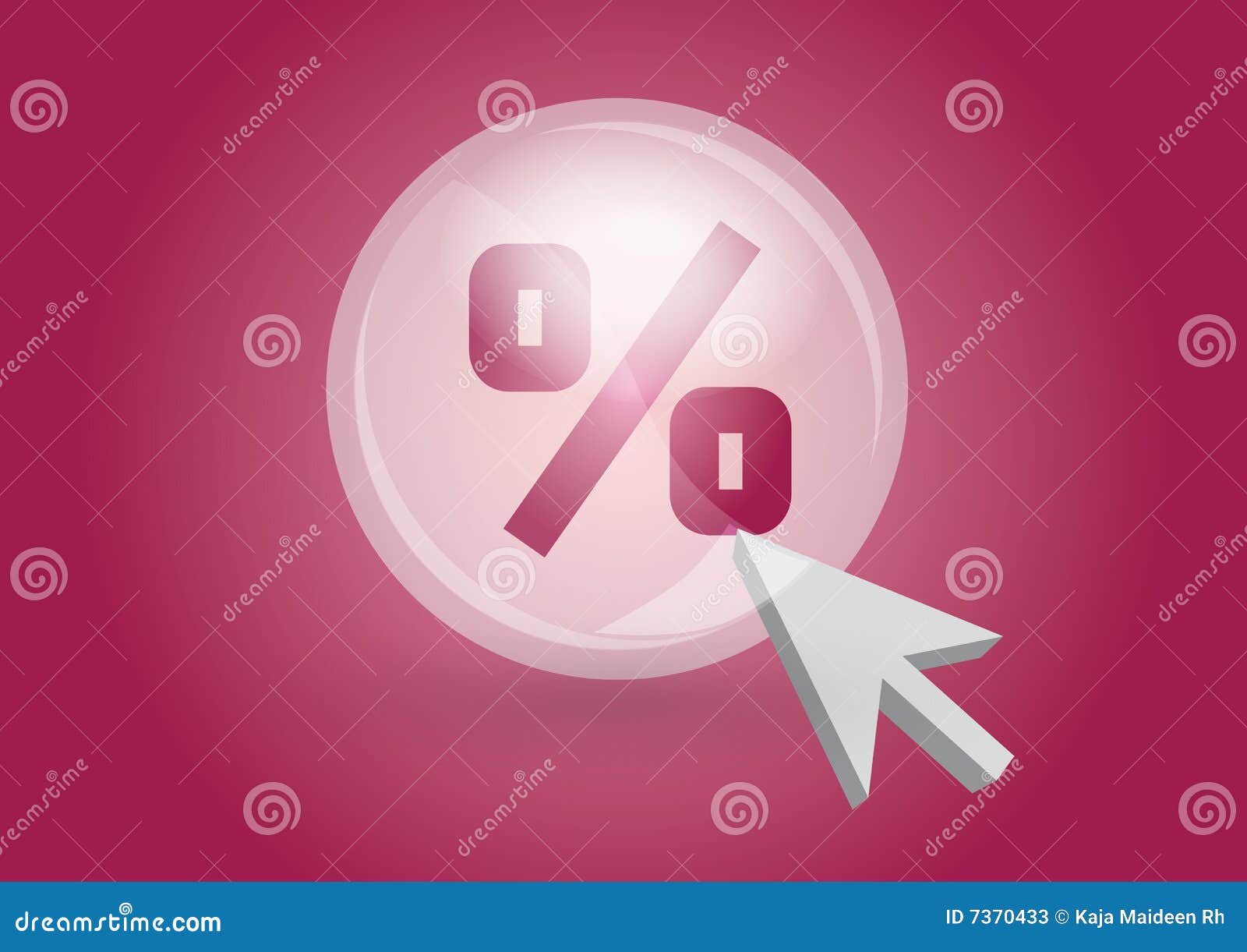 Het Symbool Van Het Percentage Vector Illustratie - Illustration of ...