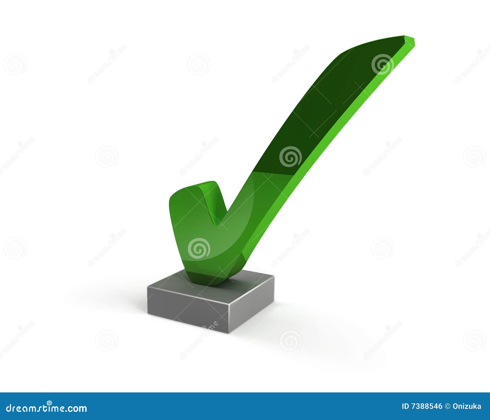 Het symbool van het vinkje stock illustratie. Illustration of controle ...