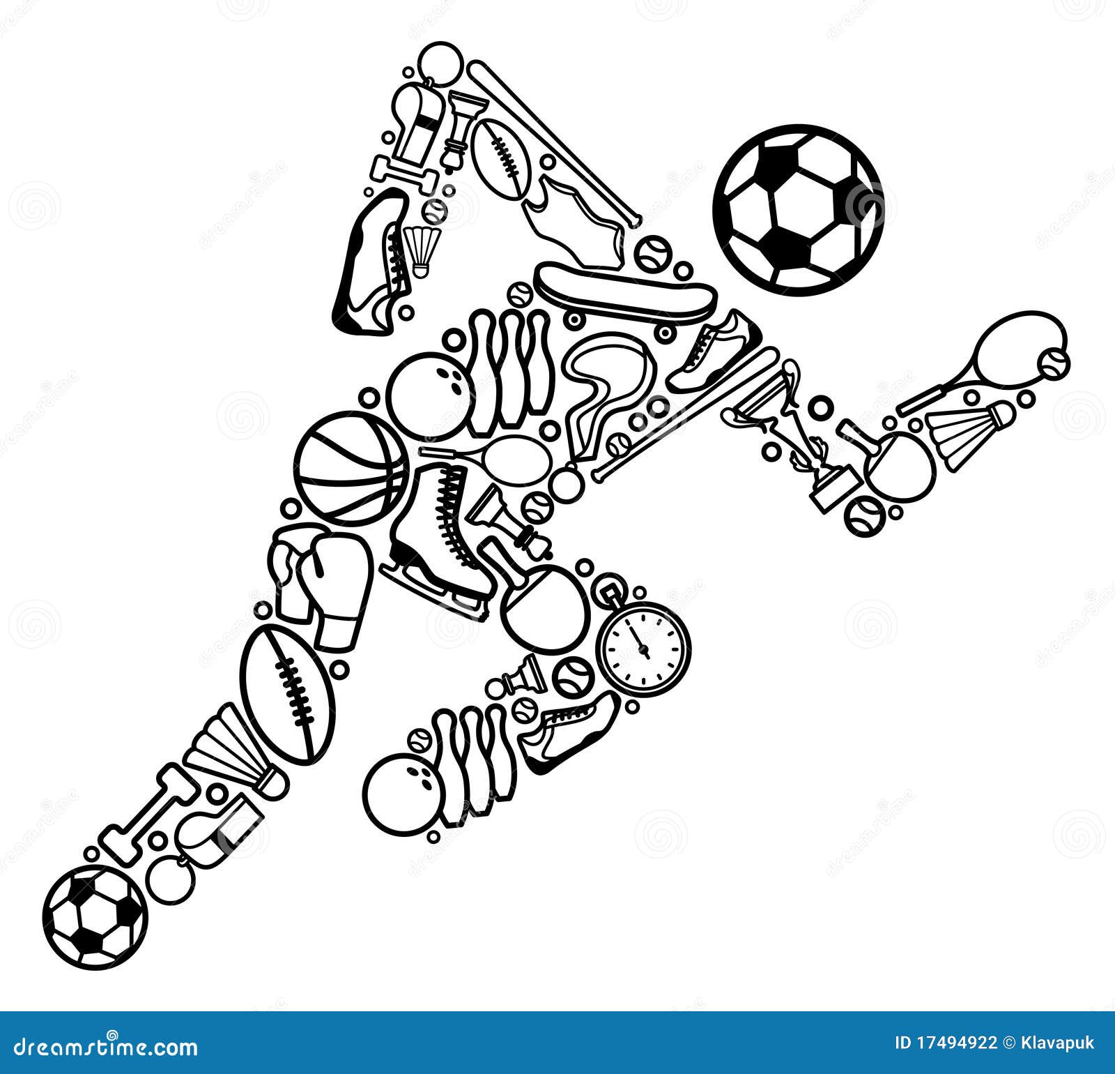 Het symbool van sporten vector illustratie. Illustration of ...