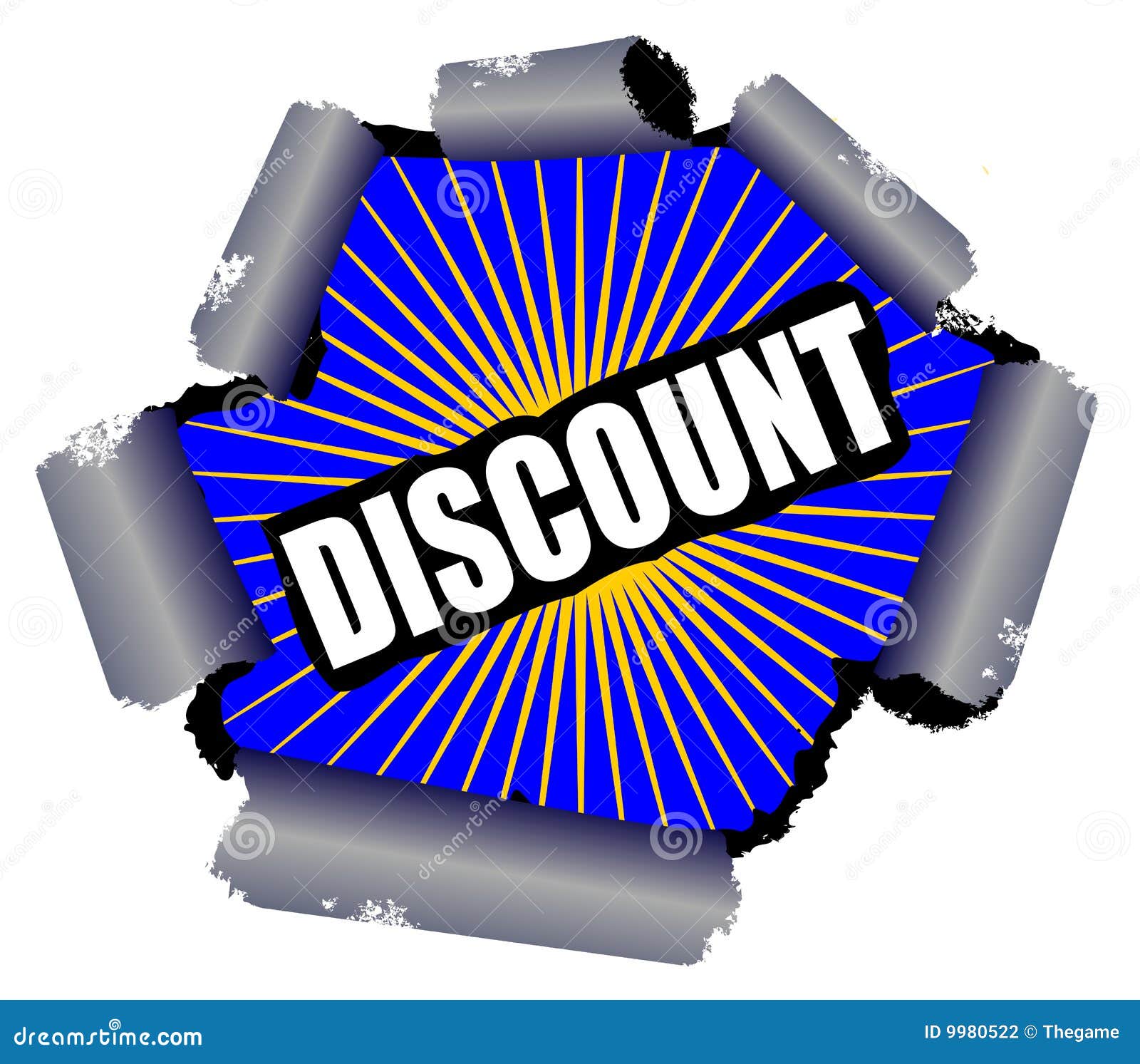 Het Teken Van De Breuk Van De Korting Vector Illustratie - Illustration ...