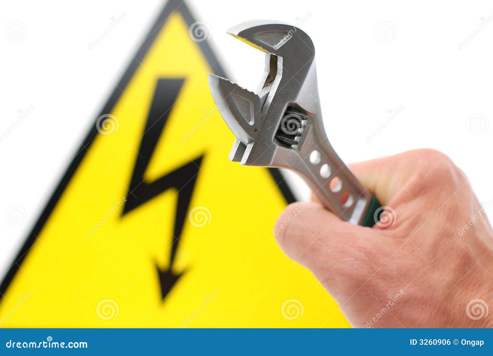 Het Teken Van De Hoogspanning Stock Foto - Image of apparatuur ...