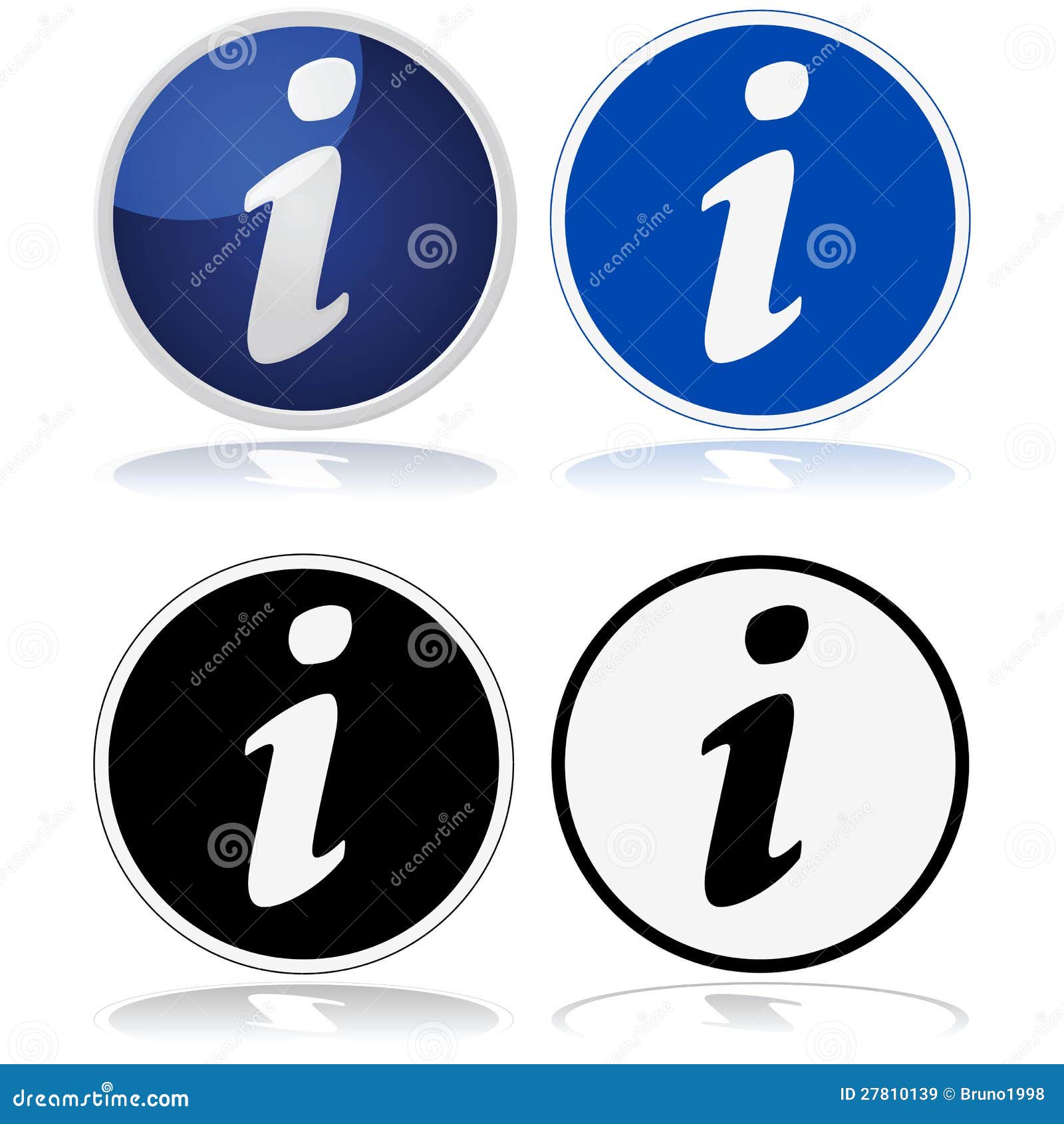 Het Teken Van De Informatie Vector Illustratie - Illustration of ...