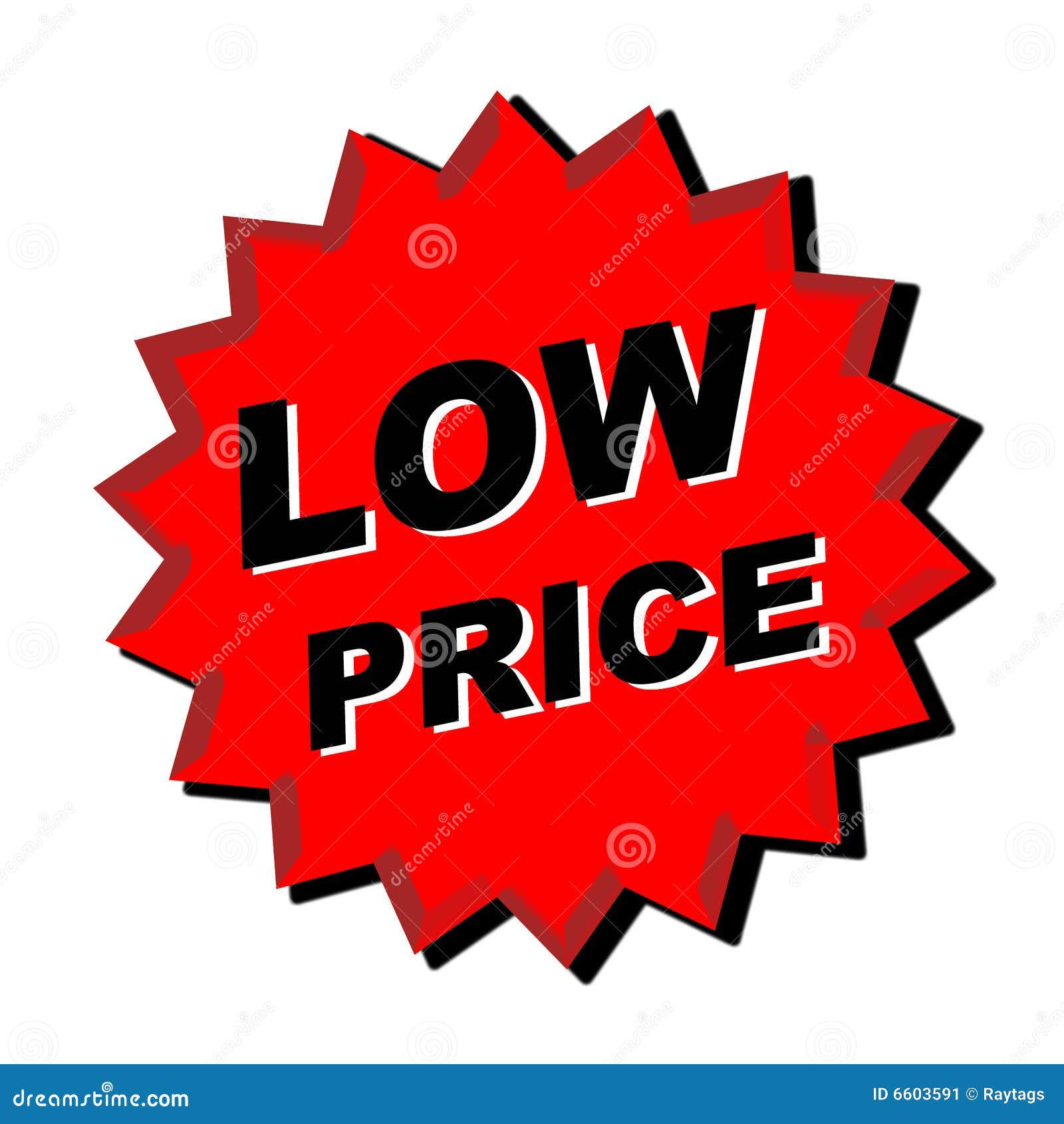 Het Teken Van De Lage Prijs Stock Illustratie - Illustration of teken ...