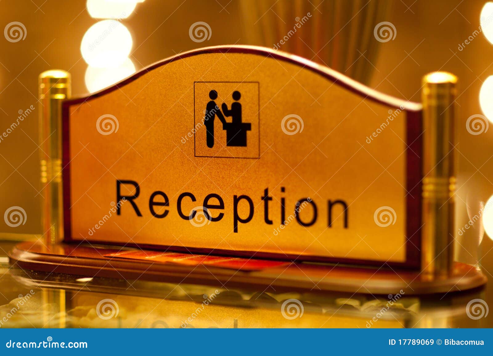 Het teken van de ontvangst stock afbeelding. Image of geel - 17789069