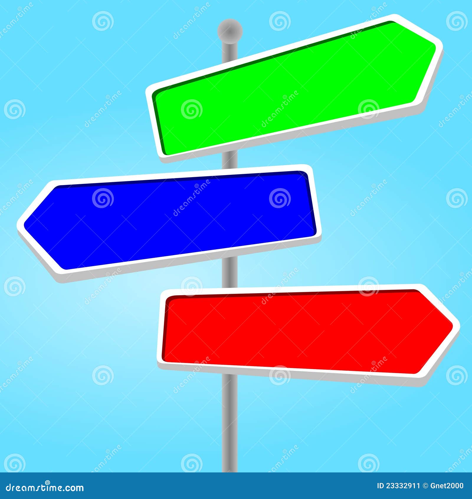 Het teken van de richting stock illustratie. Illustration of ...