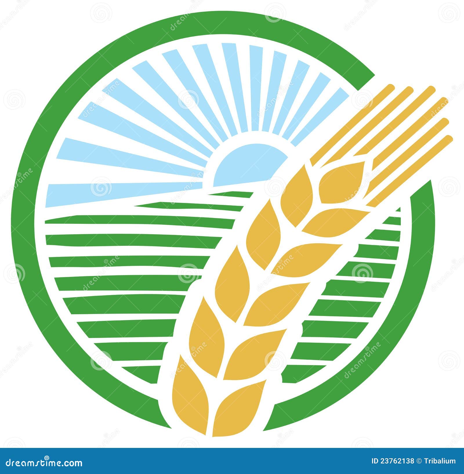 Het Teken Van De Tarwe - Kenteken Vector Illustratie - Illustration of ...