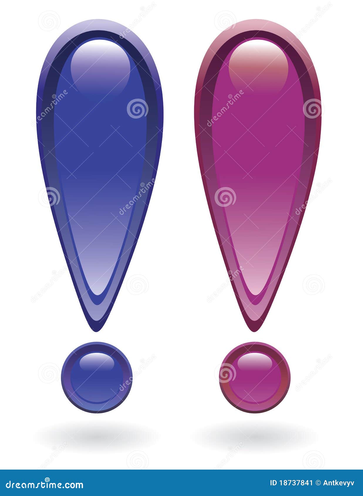 Het teken van de uitroep vector illustratie. Illustration of groep ...