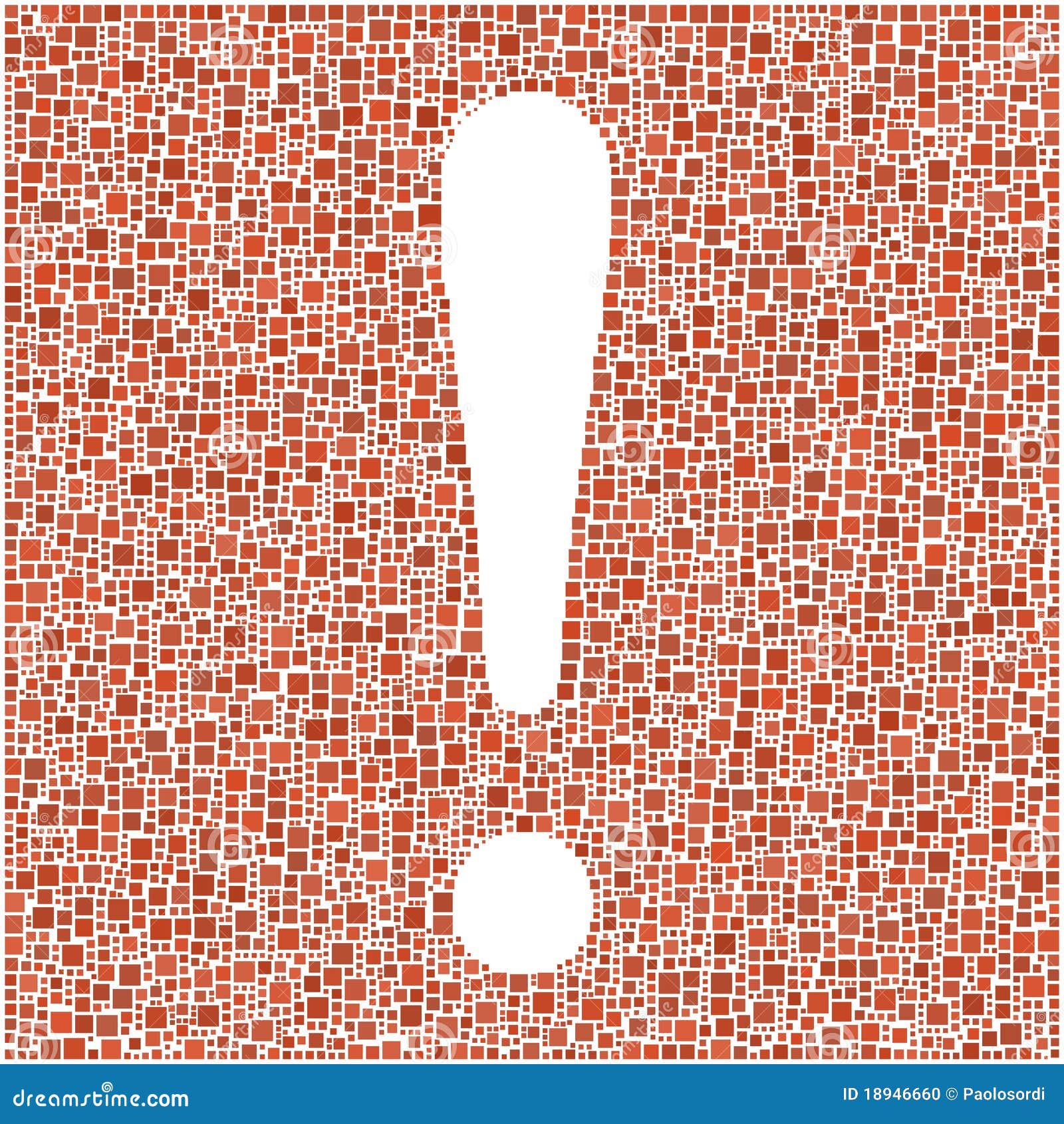 Het teken van de uitroep vector illustratie. Illustration of uitroep ...