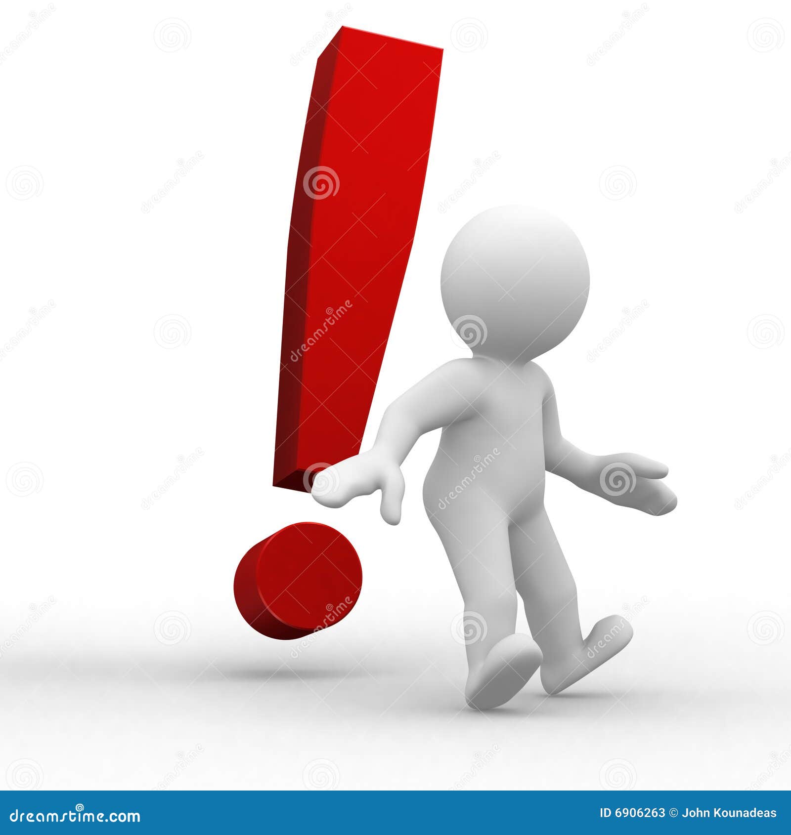 Het teken van de uitroep stock illustratie. Illustration of ...