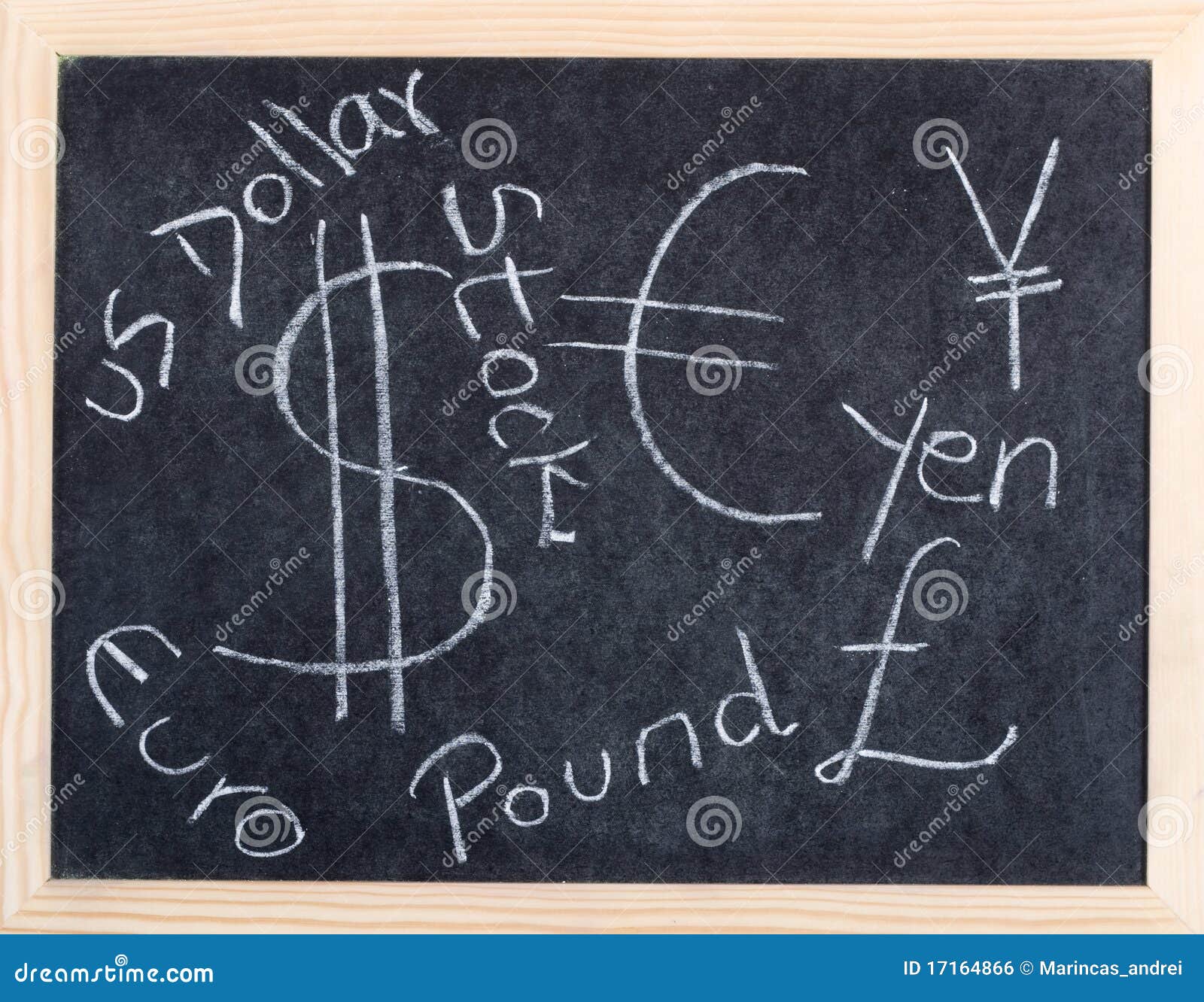 Het Teken Van Het Geld Op Bord Stock Foto - Image of geld, unie: 17164866