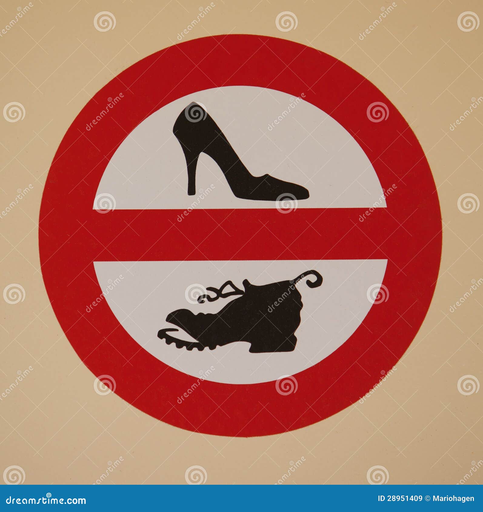 Het teken van het verbod stock afbeelding. Image of voorgerecht - 28951409