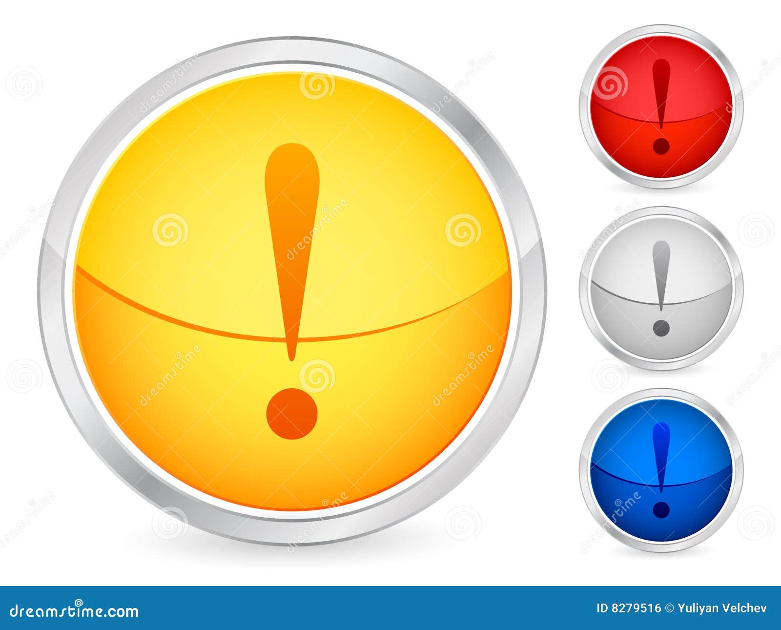 Het Tekenknoop Van De Uitroep Vector Illustratie - Illustration of ...