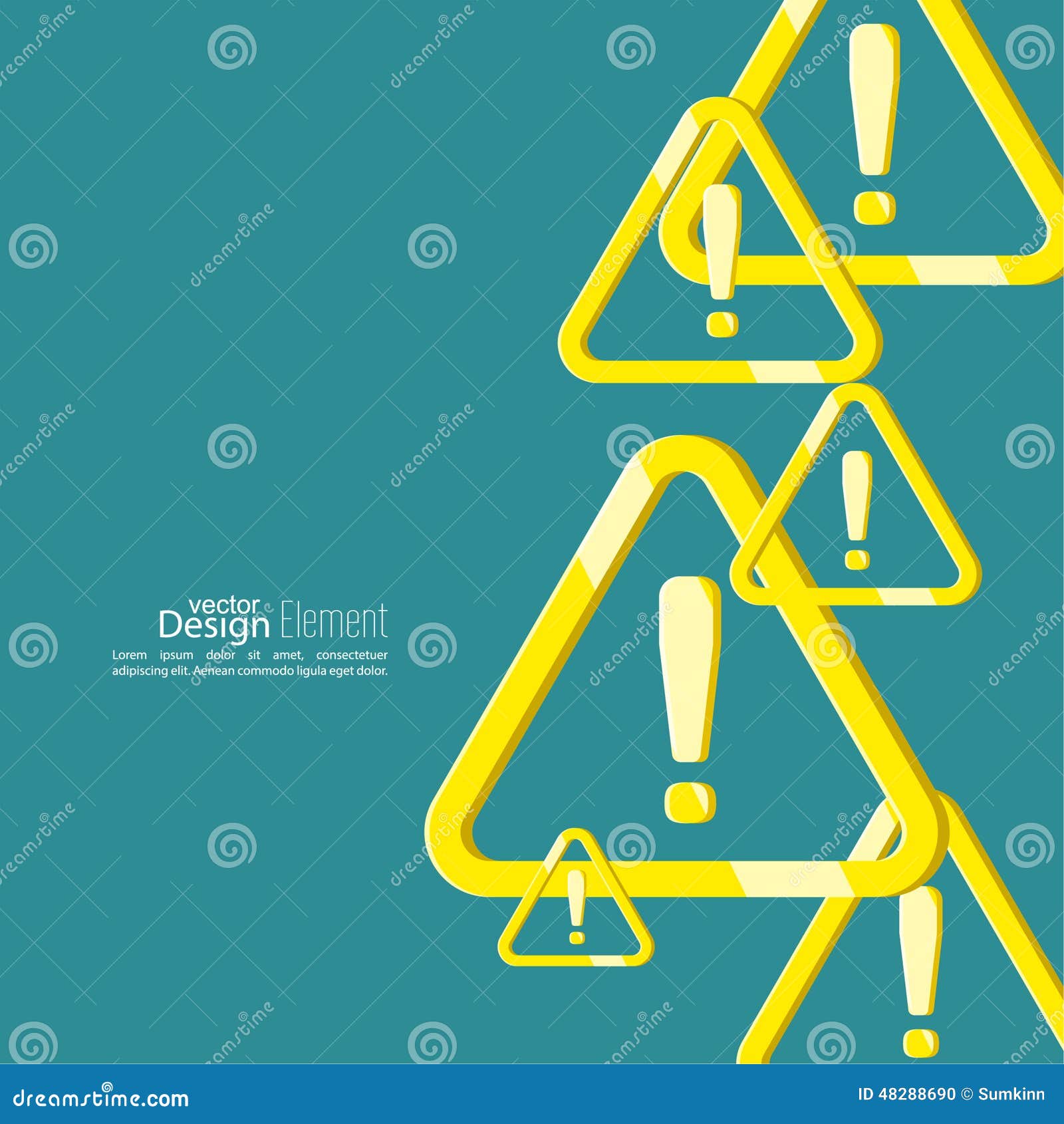 Het Tekenpictogram Van De Uitroep Vector Illustratie - Illustration of ...
