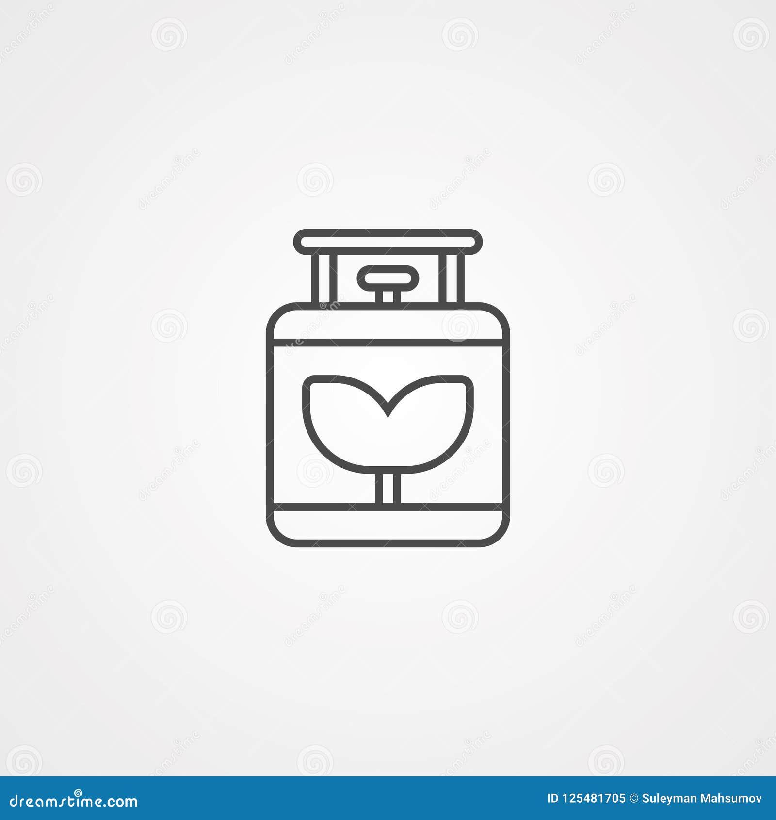 Het Tekensymbool Van Het Gas Vectorpictogram Vector Illustratie ...