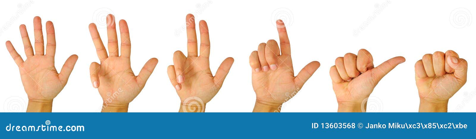 Het tellen van de vinger stock foto. Image of vinger - 13603568