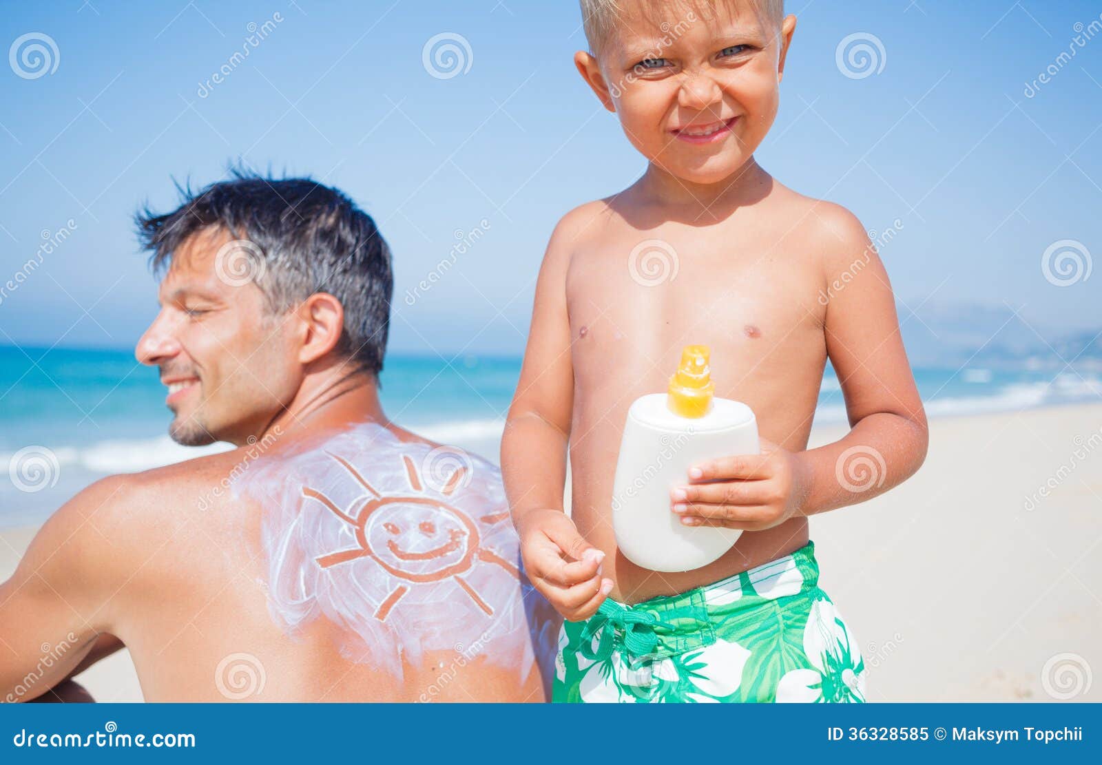 Het toepassen van zonroom stock afbeelding. Image of baby - 36328585