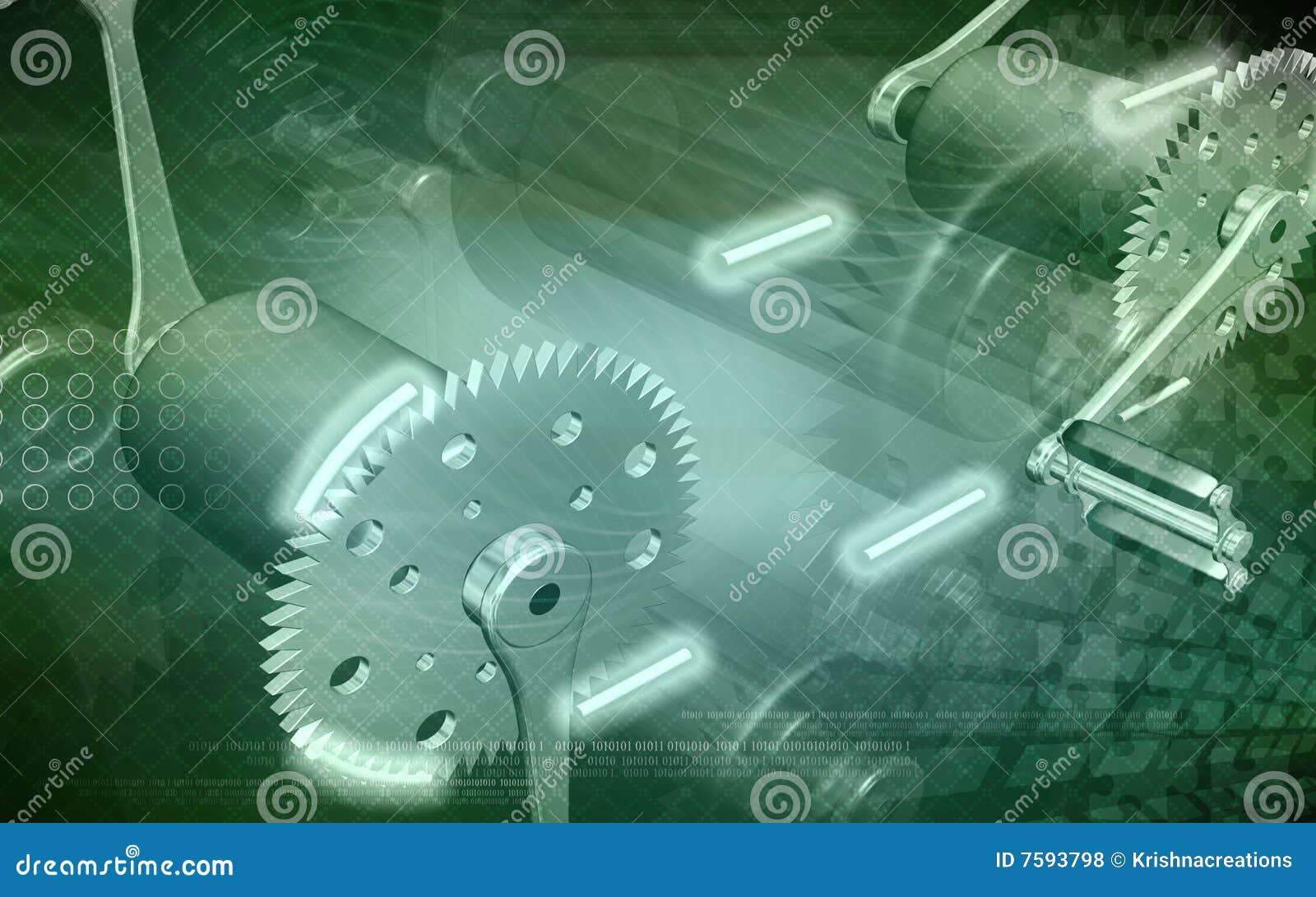 Het Toestel En Het Pedaal Van De Fiets Stock Illustratie - Illustration ...