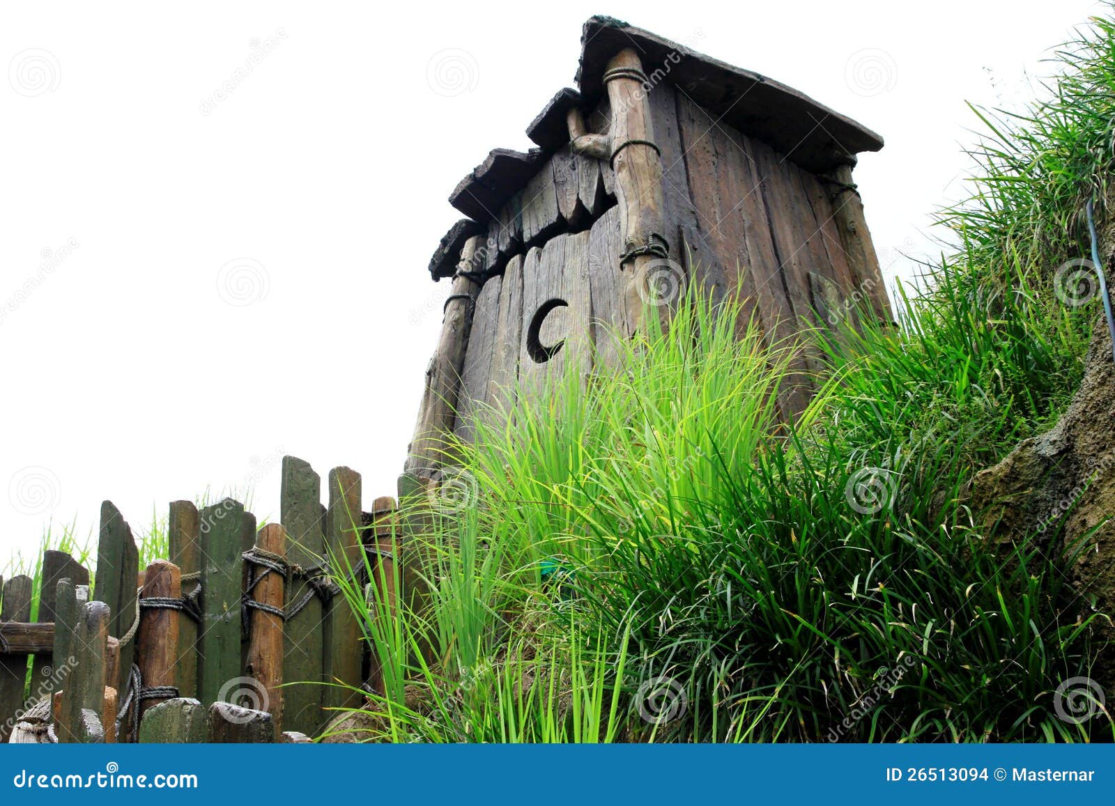 Het Toilet van Shrek stock foto. Image of openlucht, voorwerp - 26513094