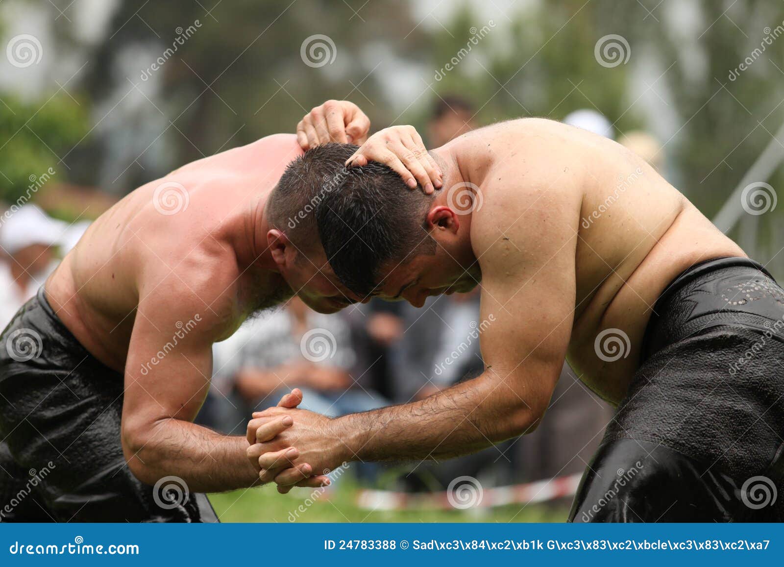 Het Traditionele Turkse Worstelen Van De Olie Redactionele Stock Foto ...