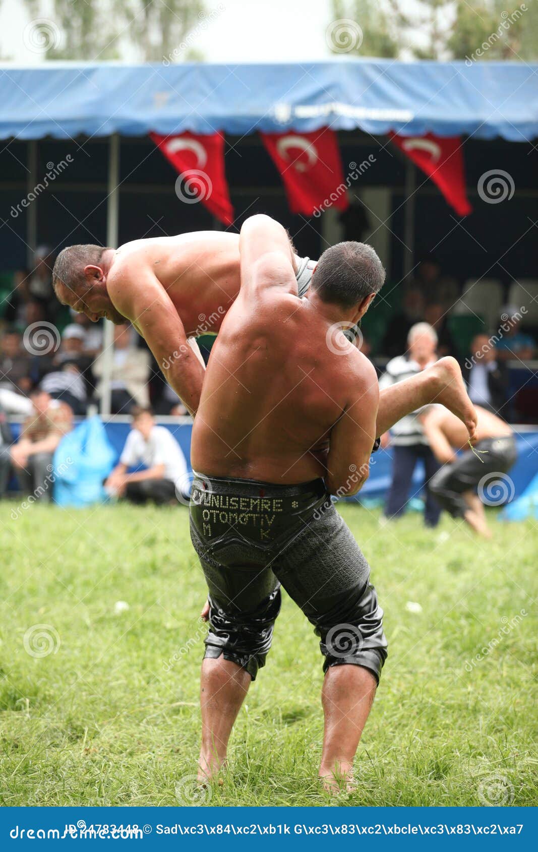 Het Traditionele Turkse Worstelen Van De Olie Redactionele Stock Foto ...