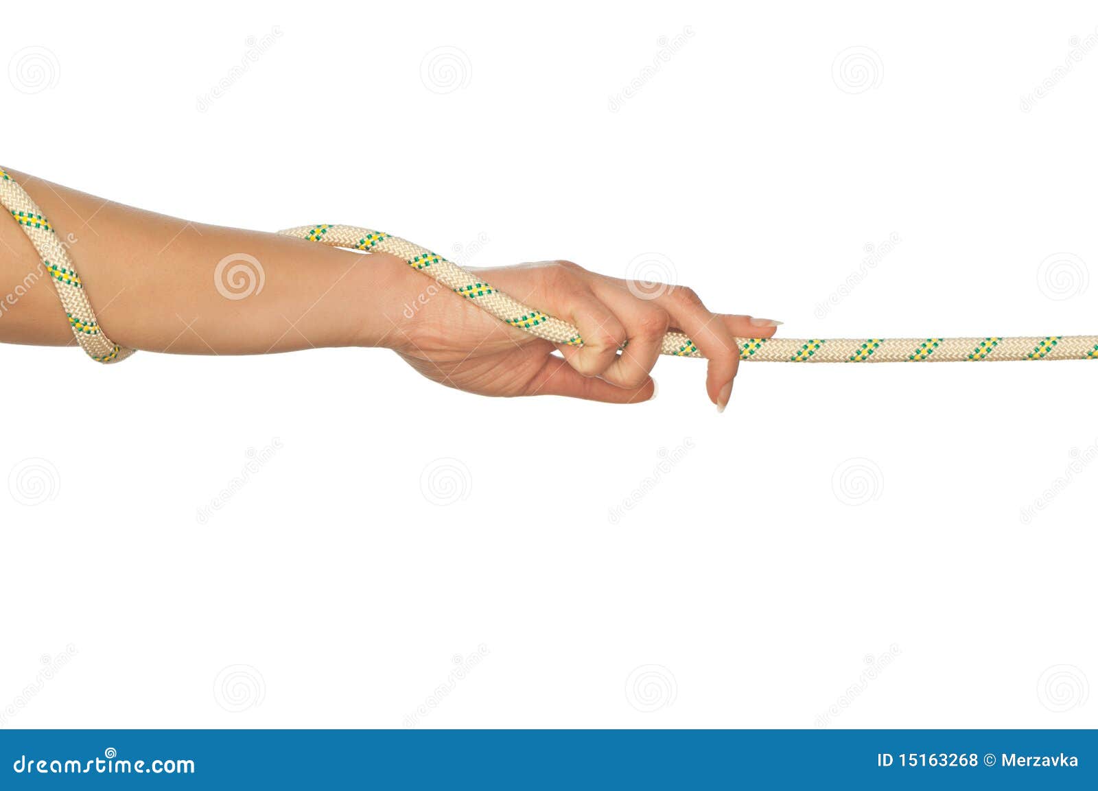 Het trekken van een kabel stock foto. Image of conflict - 15163268