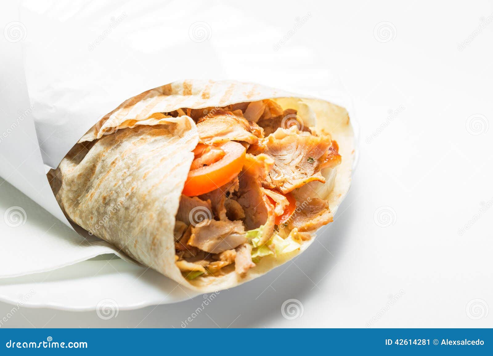 Het Turkse Voedsel Van Doner Kebab Stock Afbeelding - Image of turkije ...