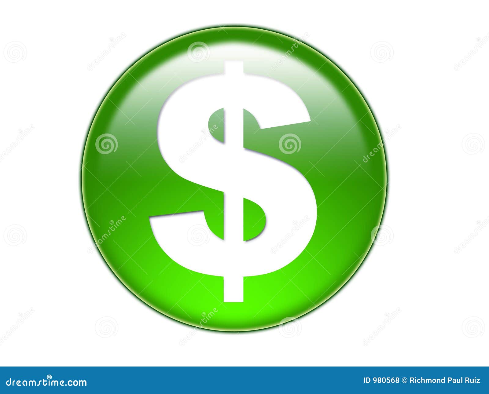 Het Uiteinde Van Het Glas Van Het Symbool Van Het Geld Van De Dollar ...