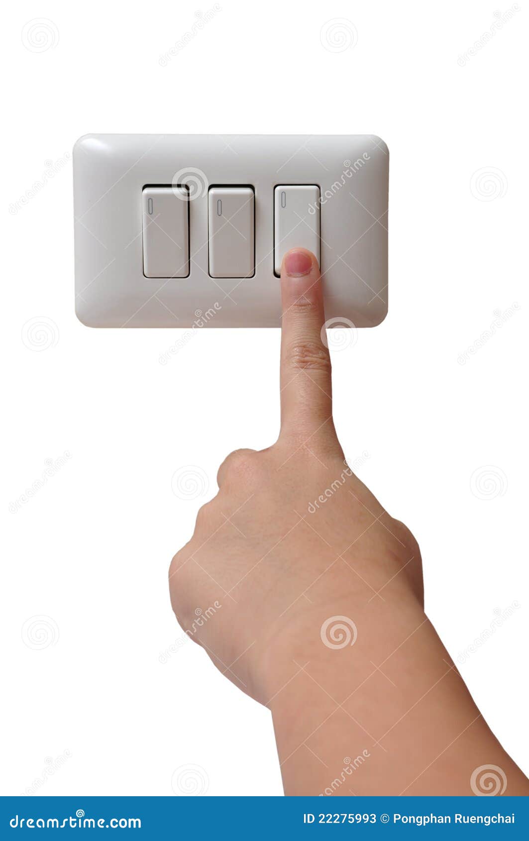 Het uitzetten stock afbeelding. Image of elektriciteit - 22275993