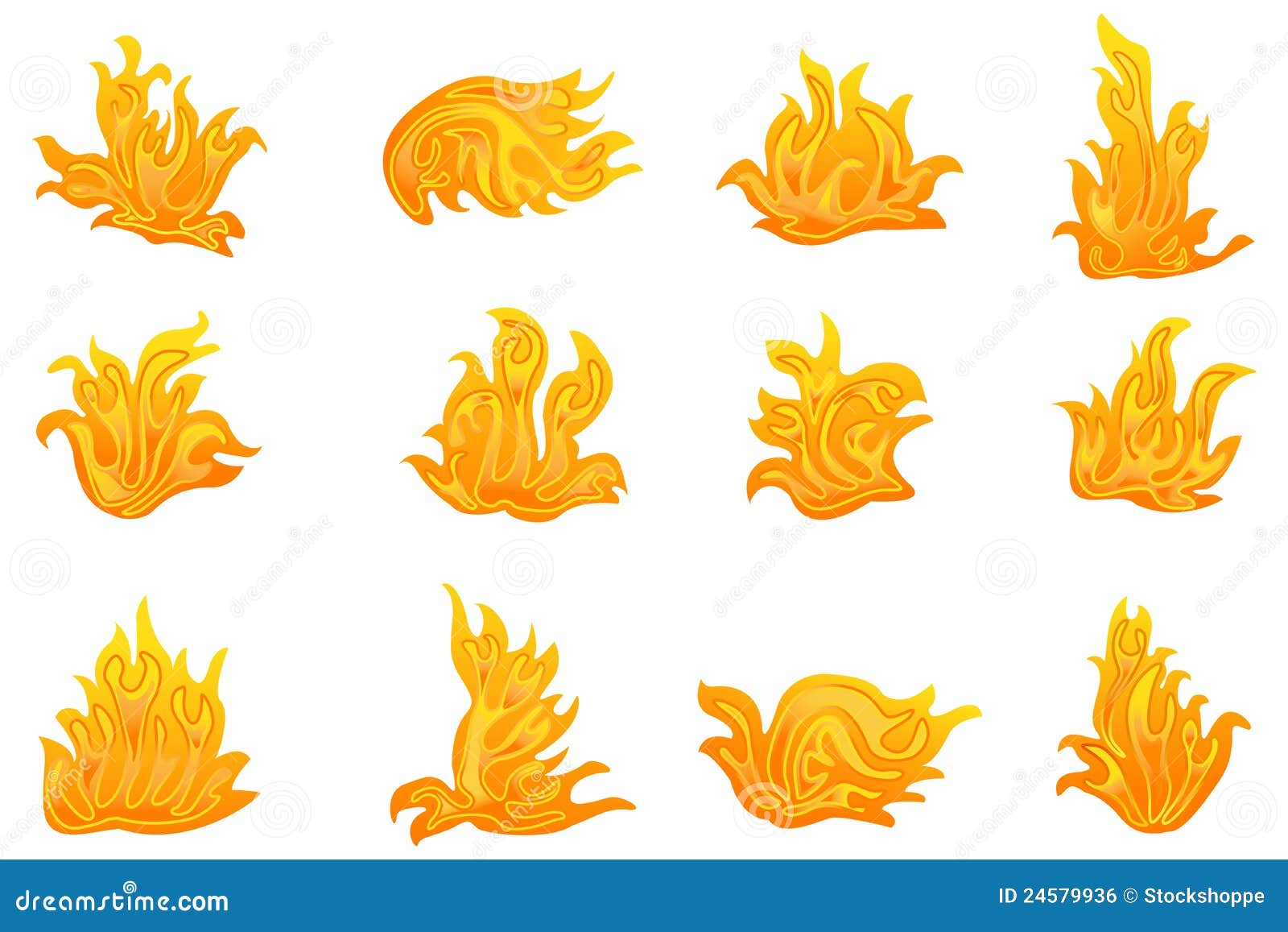 Het Vector Symbool Van De Brand Vector Illustratie - Illustration of ...