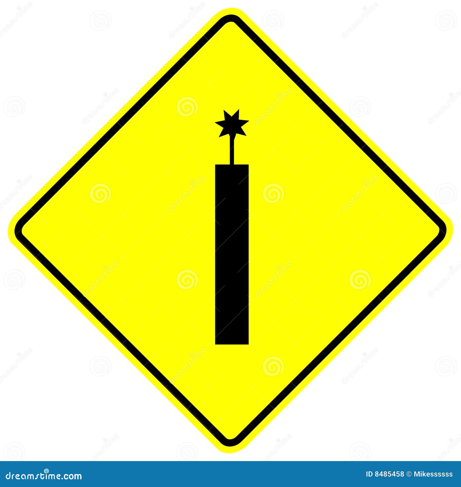 Het Vector Teken Van De Dynamiet Explosieve Patroon Vector Illustratie ...