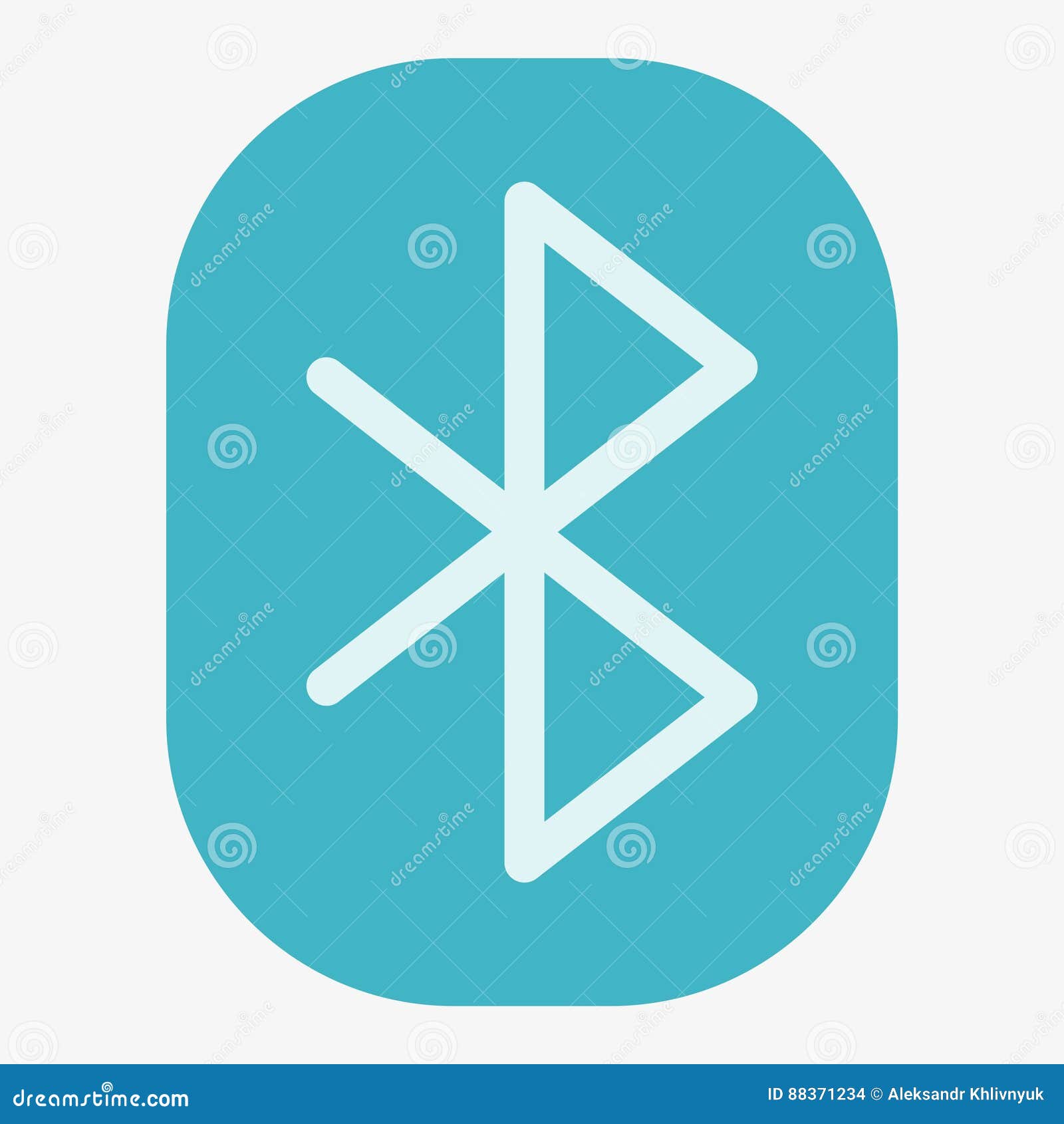 Het Vectorpictogram Van Bluetooth Redactionele Stock Afbeelding ...