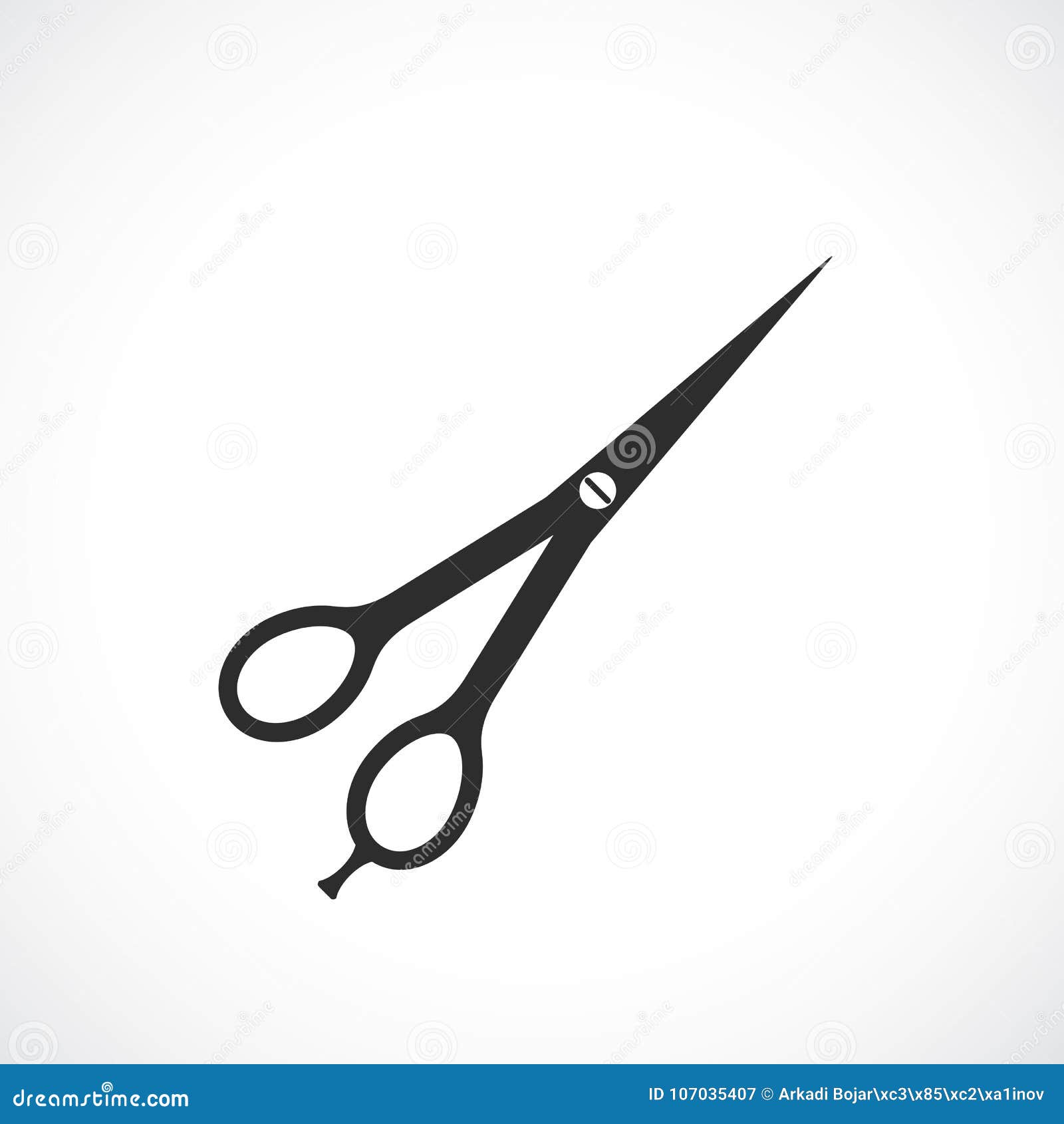 Het Vectorpictogram Van De Kappersschaar Vector Illustratie ...