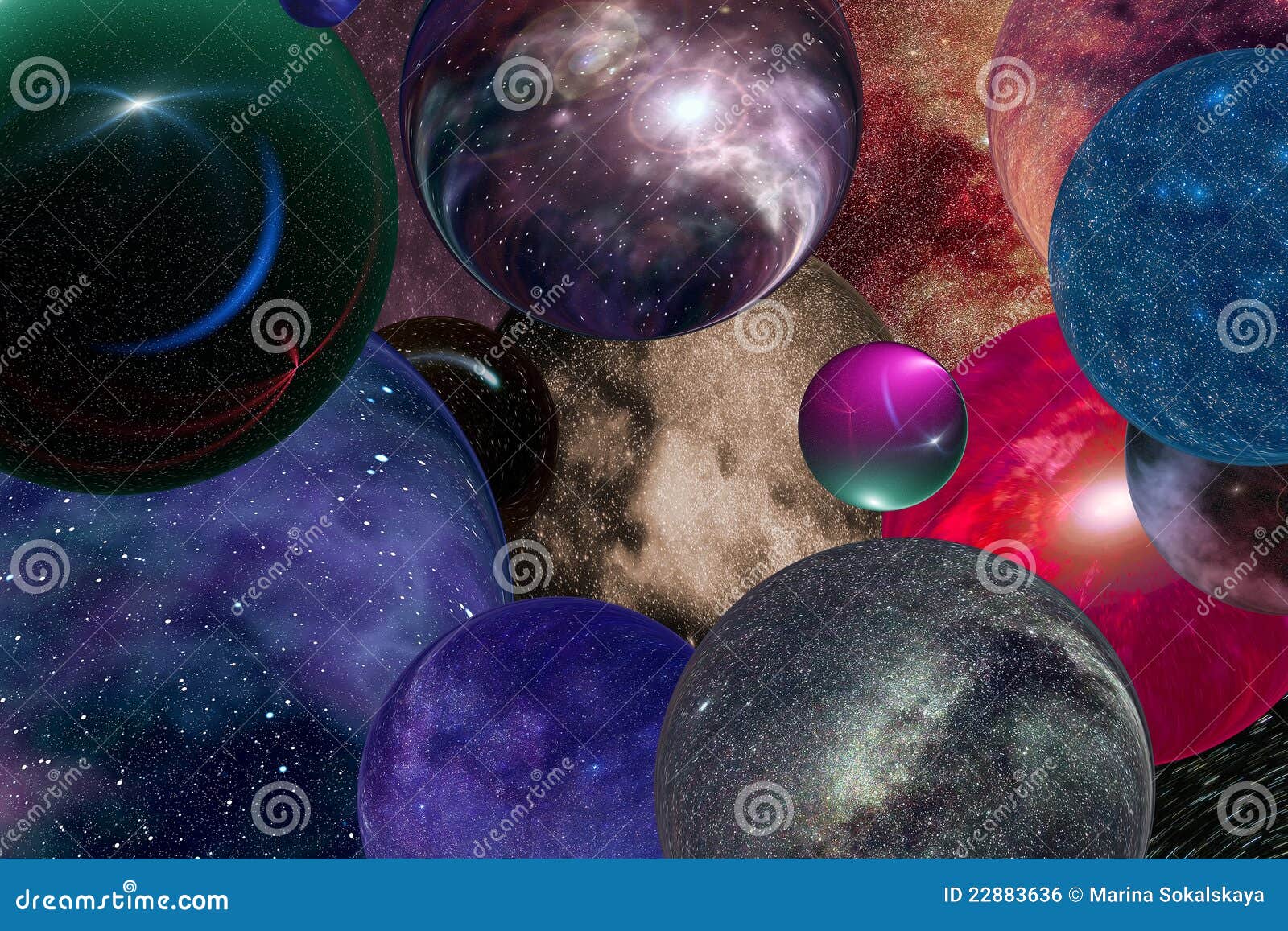 Het Veelvoud Van Het Heelal Stock Foto - Image of heelal, achtergrond ...