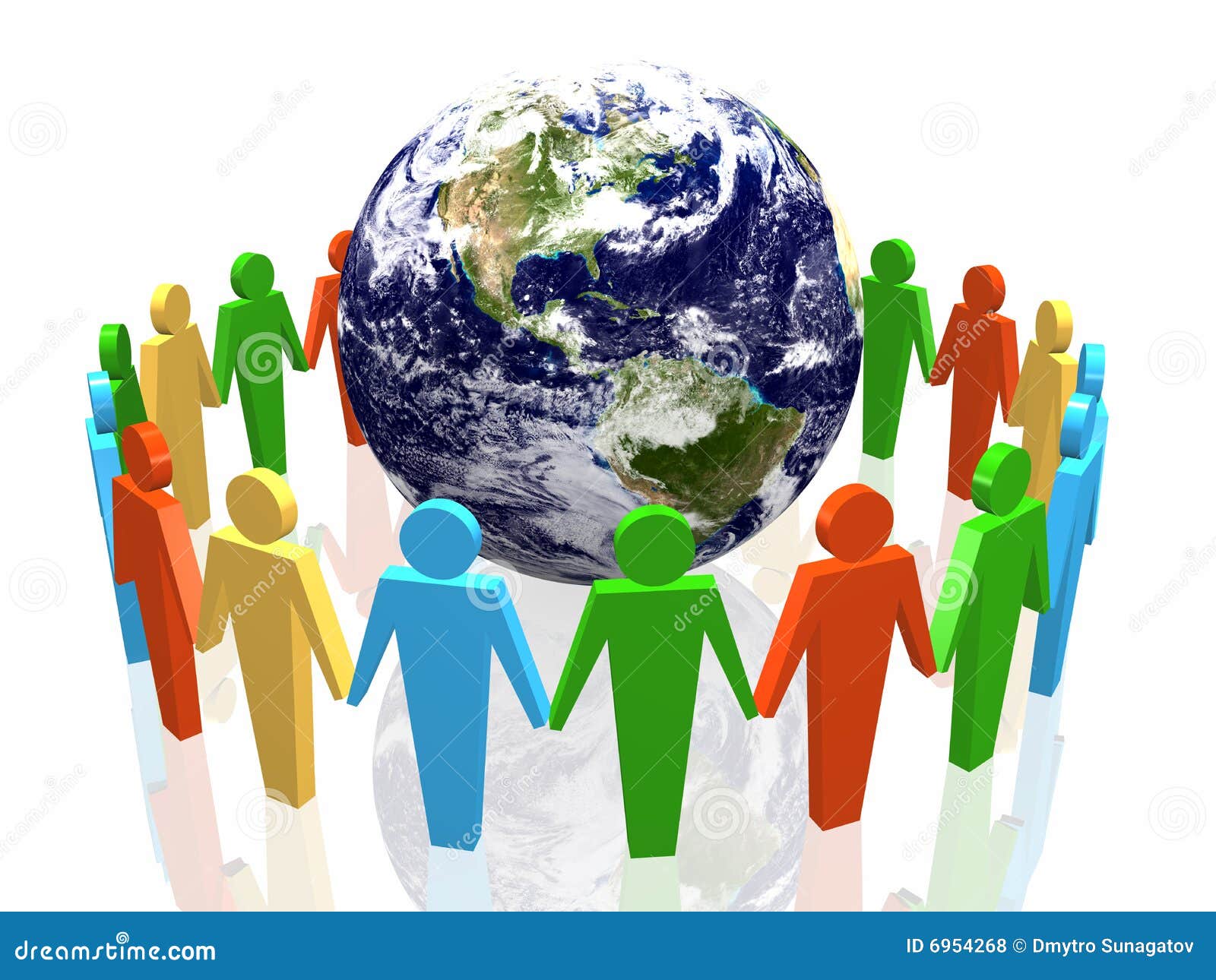 Het Vennootschap Van De Wereld Stock Illustratie - Illustration of ...