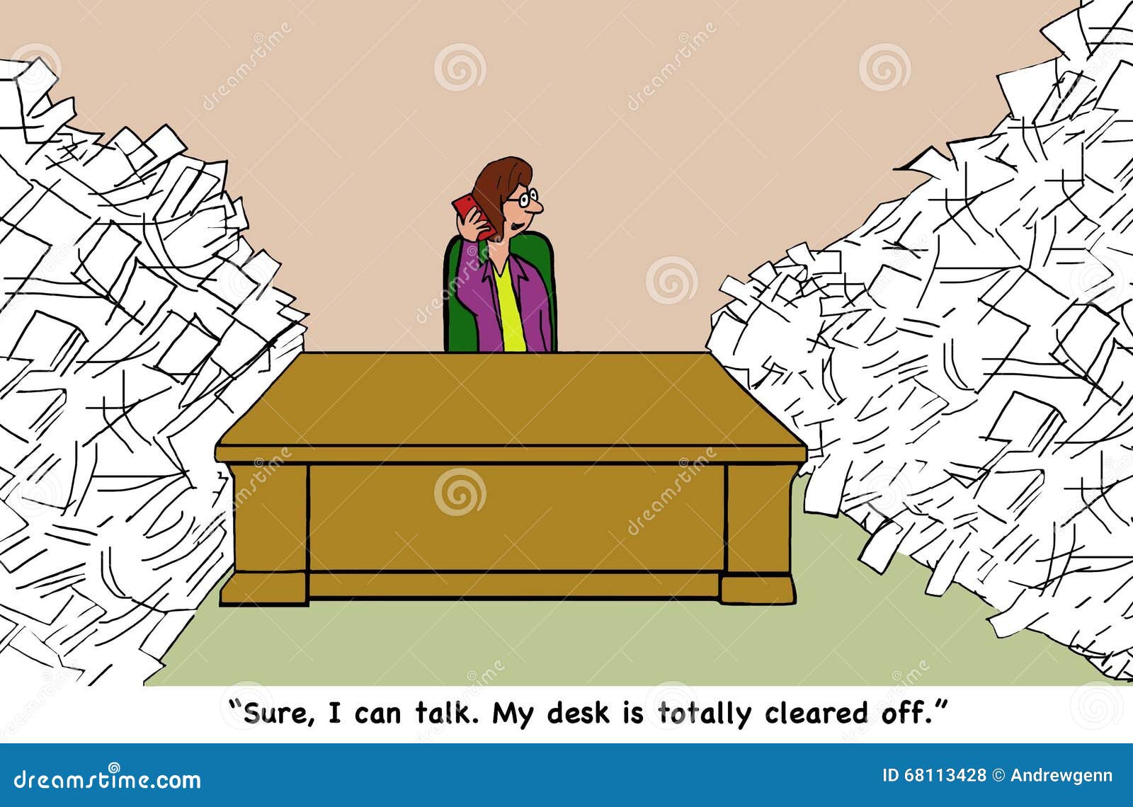 Het vermijden van het Werk stock illustratie. Illustration of lees ...