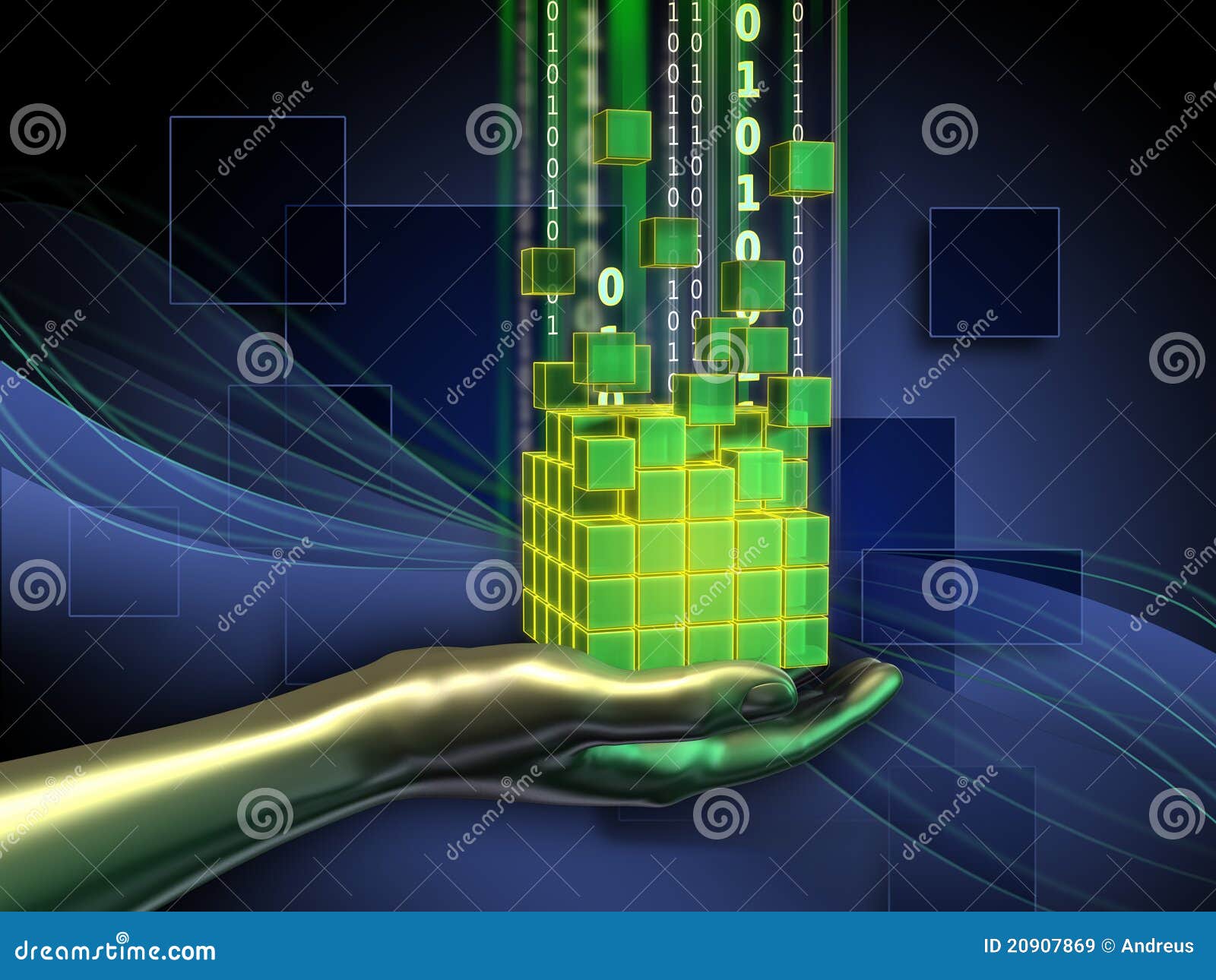 Het Verzamelen Van Gegevens Stock Illustratie - Illustration of zorg ...