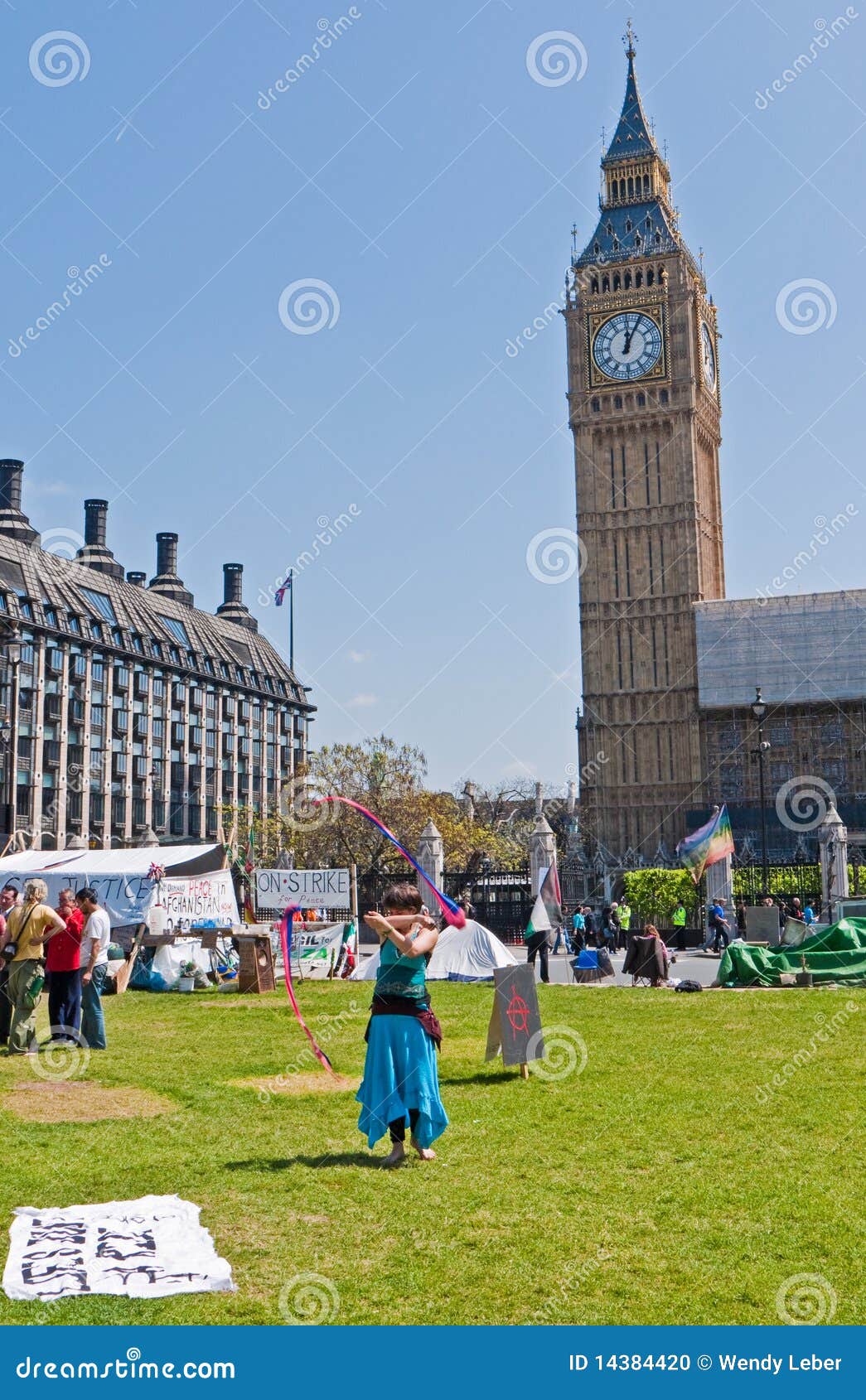 Het Vierkant Van Het Parlement Van Het Kamp Van De Vrede Redactionele ...