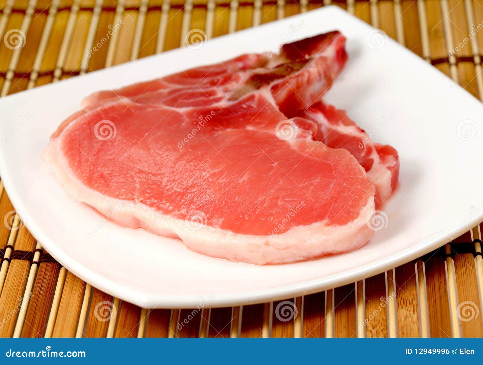 Het Vlees Van Het Varkensvlees Stock Foto - Image of geroosterd ...