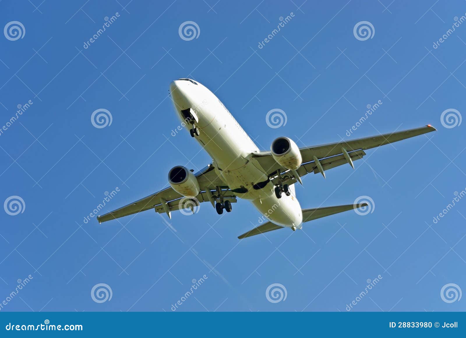 Het Vliegtuig Van De Passagier Stock Foto - Image of machine, vliegtuig ...