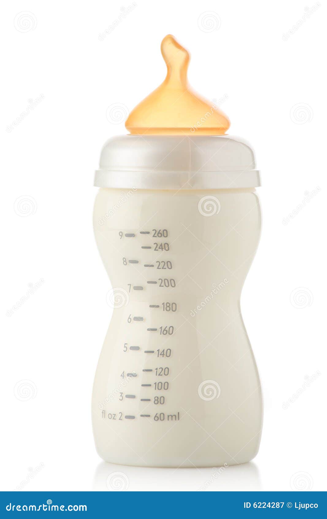 Het Voeden Van De Baby Fles Stock Afbeelding - Image of melk, kleverig ...