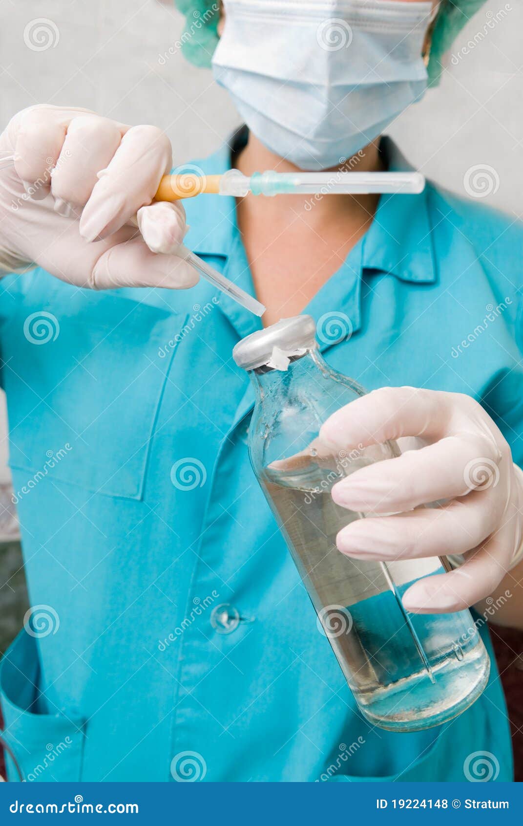 Het Voorbereiden Van Medicijnen Stock Foto - Image of geneesmiddelen ...