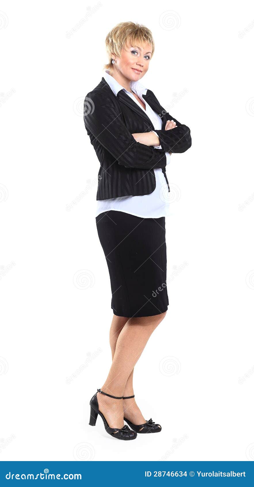 Het Vrouwelijke Advocaat Dragen Stock Foto - Image of uitvoerend ...