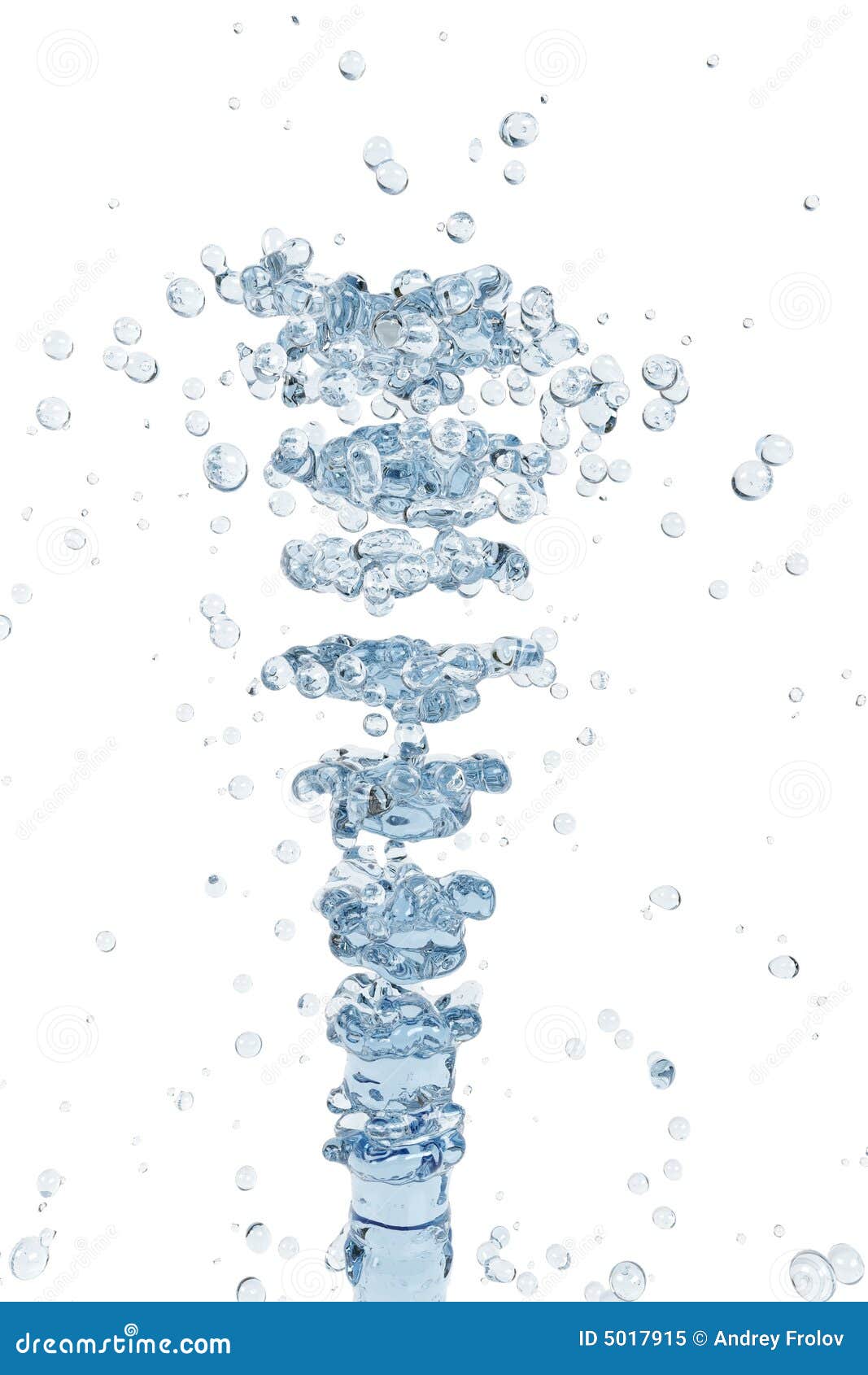 Het water van de straal stock illustratie. Illustration of blauw - 5017915