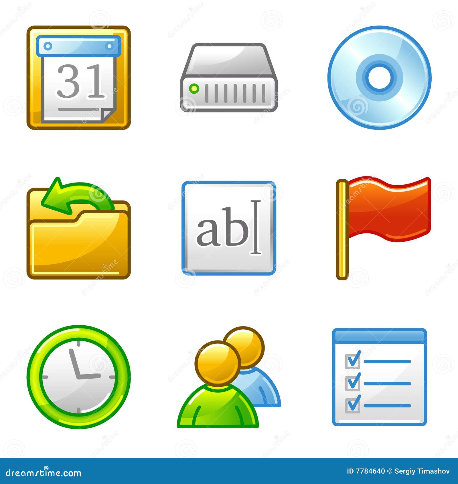 Het Webpictogrammen Van Het Beleid Vector Illustratie - Illustration of ...