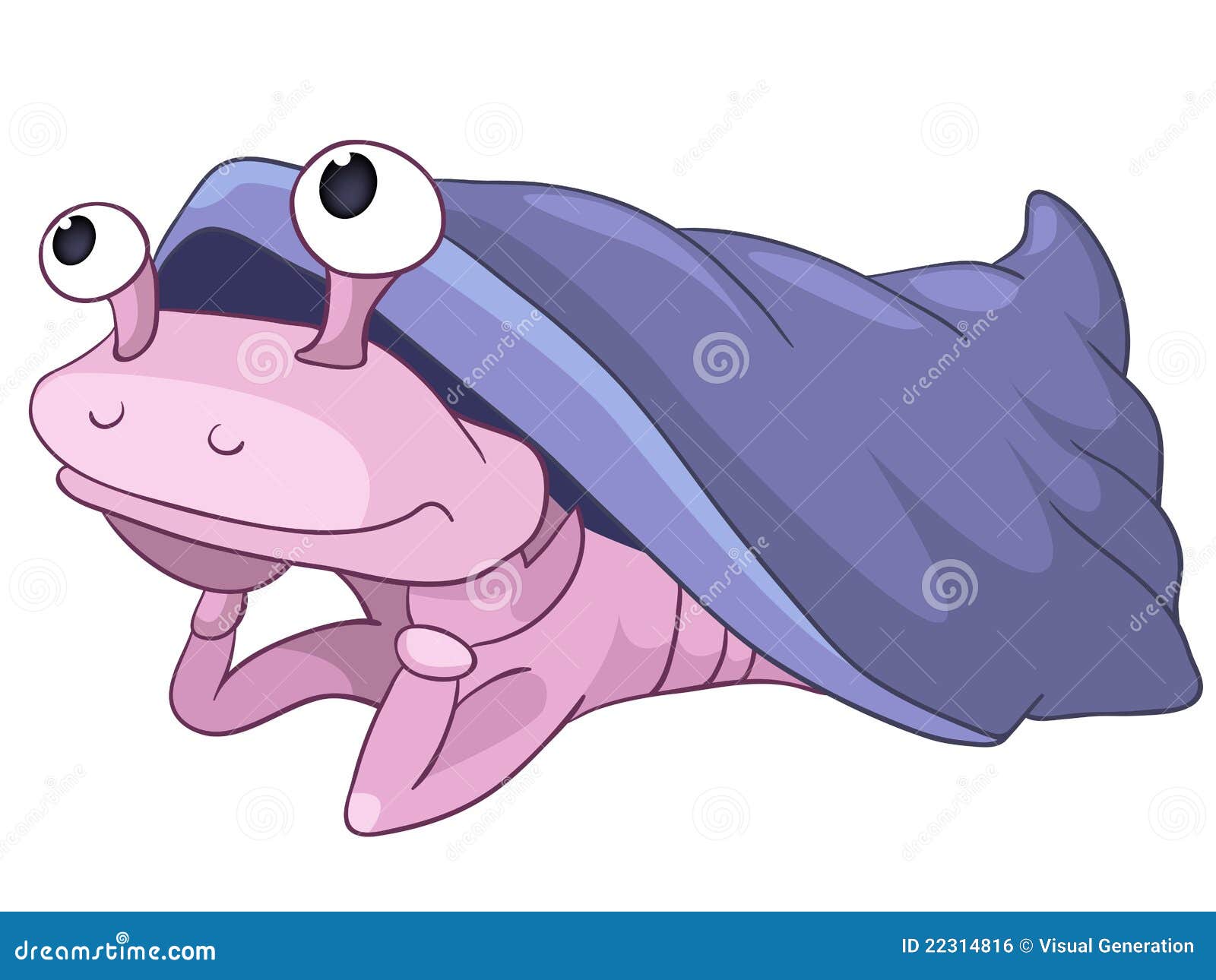 Het Weekdier Van Het Karakter Van Het Beeldverhaal Vector Illustratie ...