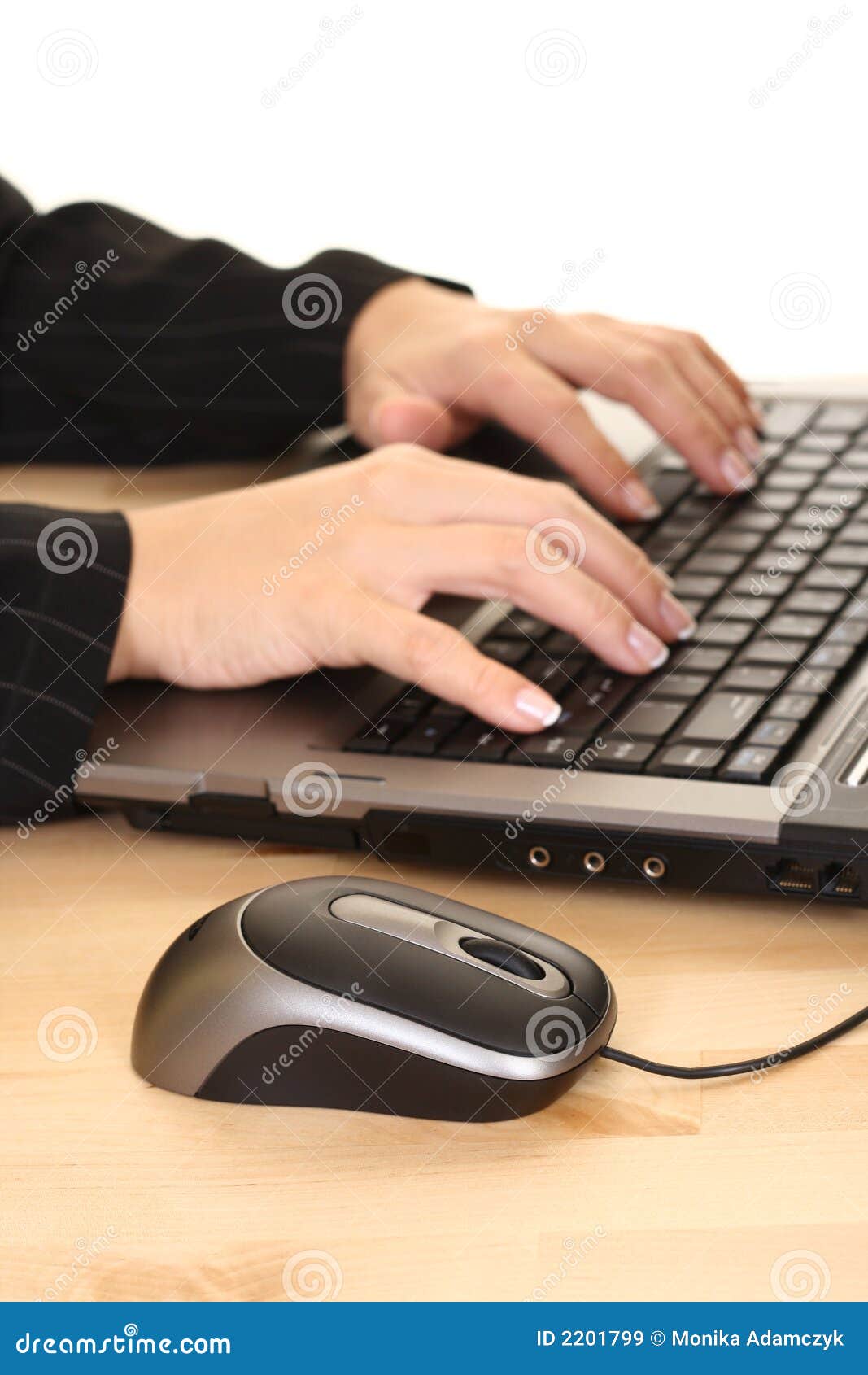 Het werk van de computer stock afbeelding. Image of toetsenbord - 2201799